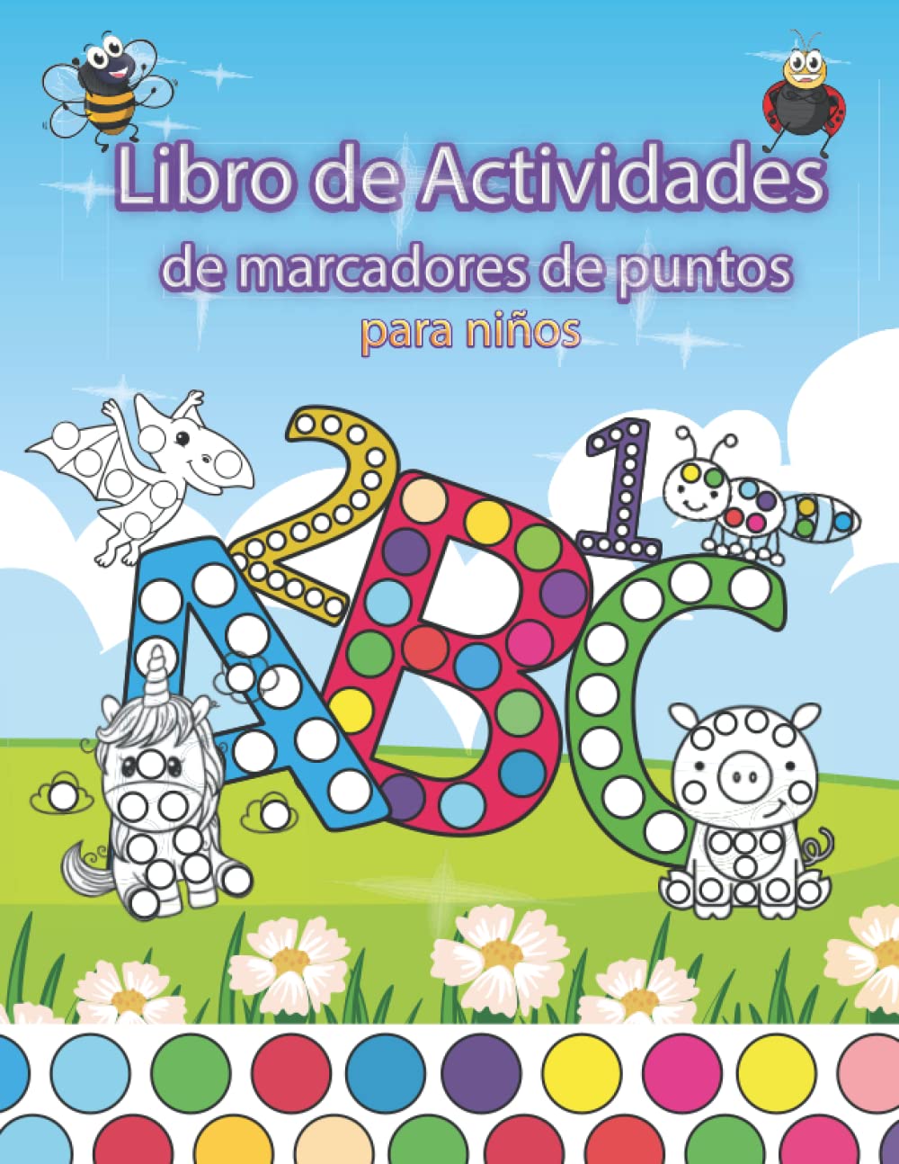 Libro De Actividades De Marcadores De Puntos Abc Animales Para ...