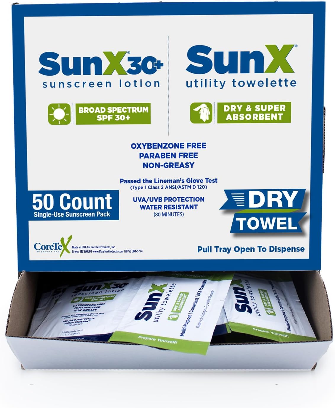 Amazon.com: Sun X SPF 30+ Broad Spectrum Sunscreen Lotion Foil Pack ...