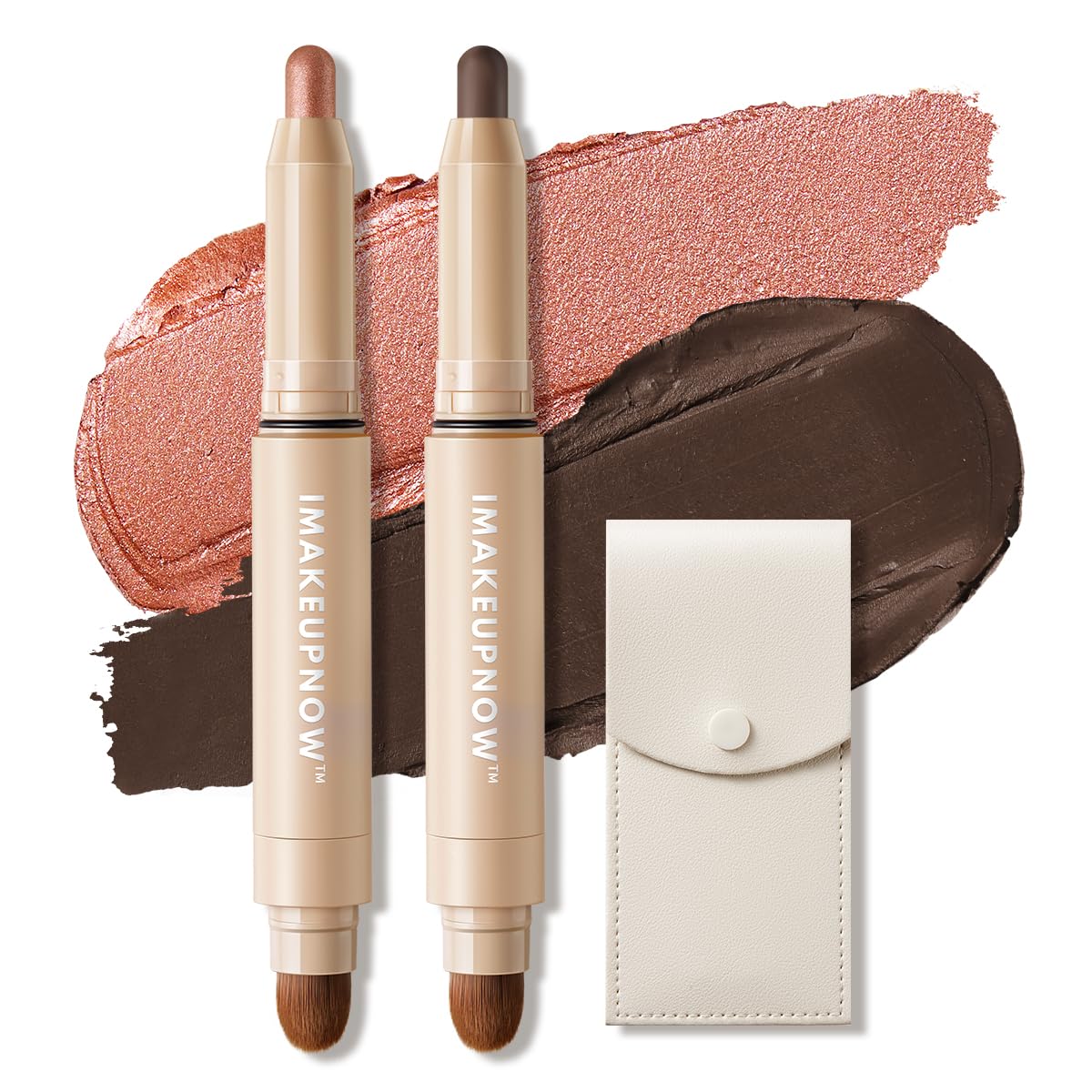 Amazon.com : imakeupnow Cream Waterproof Eyeshadow Stick Set Shimmer ...