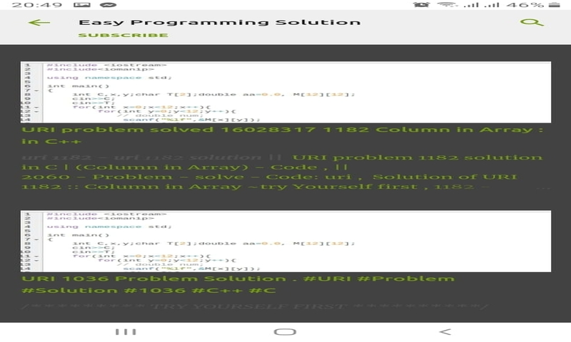 URI ONLINE JUDGE : SOLUTION - Aplicativo na Amazon Appstore