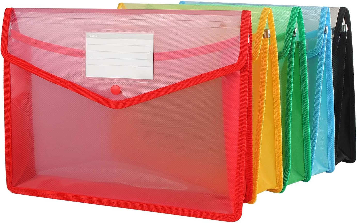 Amazon.com : Expanding File Folder Document Organizer with Elastic Cord ...
