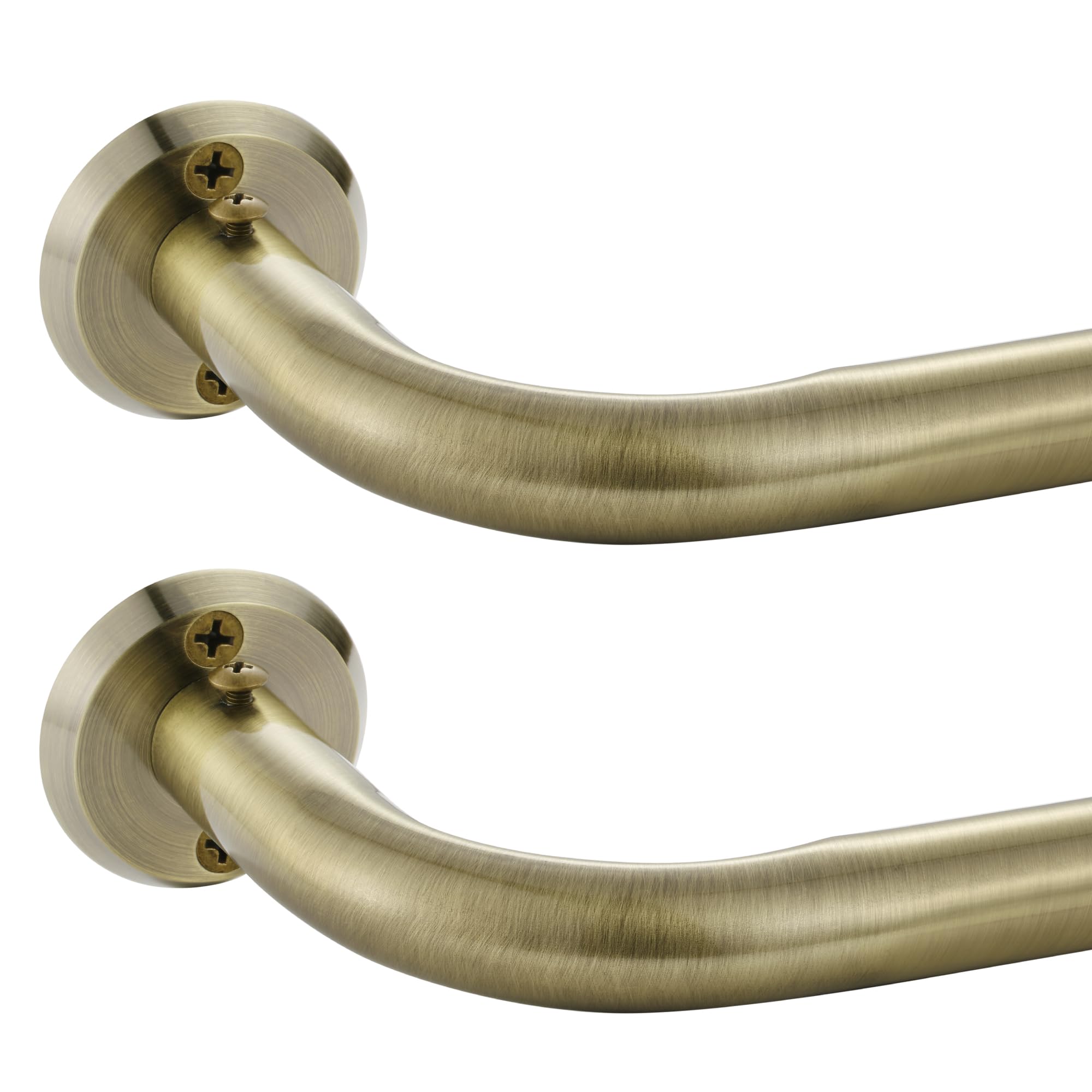 Snapklik.com : Wrap Around Curtain Rods 2 Pack For 28 To 48 Inches ...