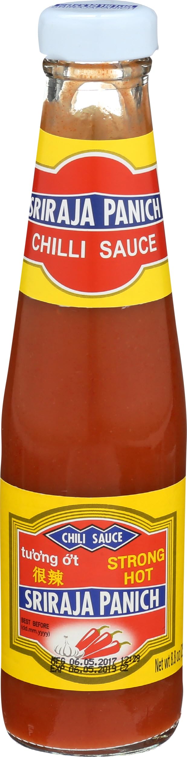 Amazon.com : SRIRAJA PANICH Chili Sauce Panich Hot, 8.8 OZ : Grocery ...