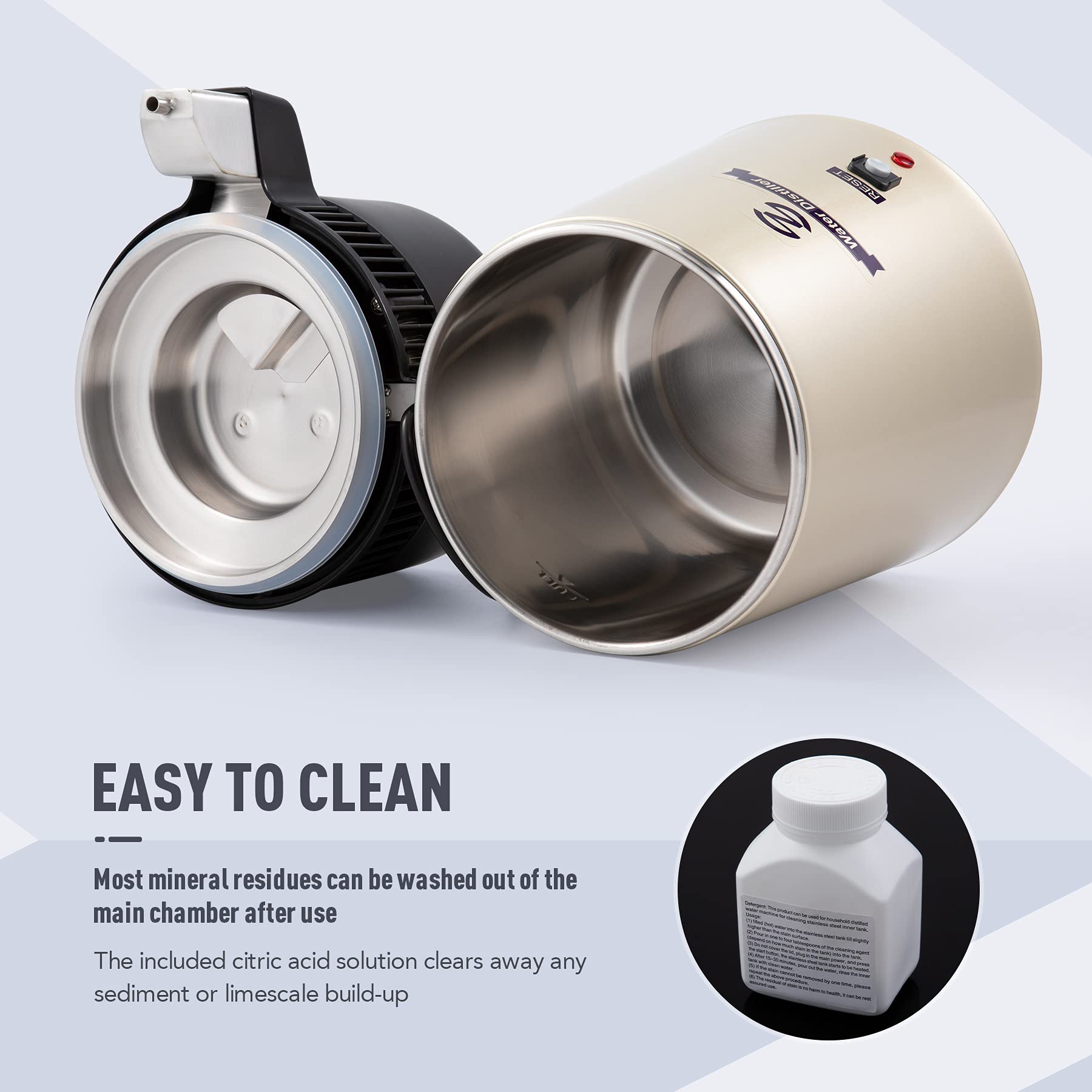 4 Liter Countertop Water Purifier CO-Z 4 Liter Water Distiller ...