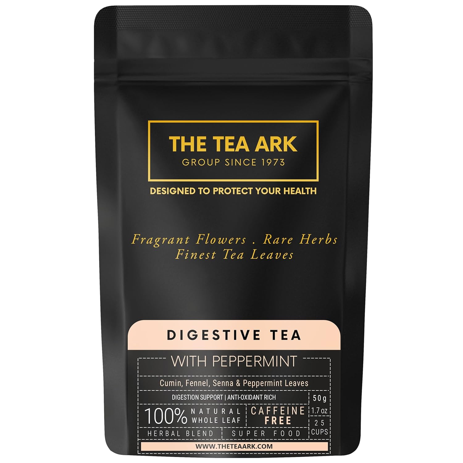 The Tea Ark Digestive Tea (50g) Pouch Pack | Herbal with Cumin, Fennel ...