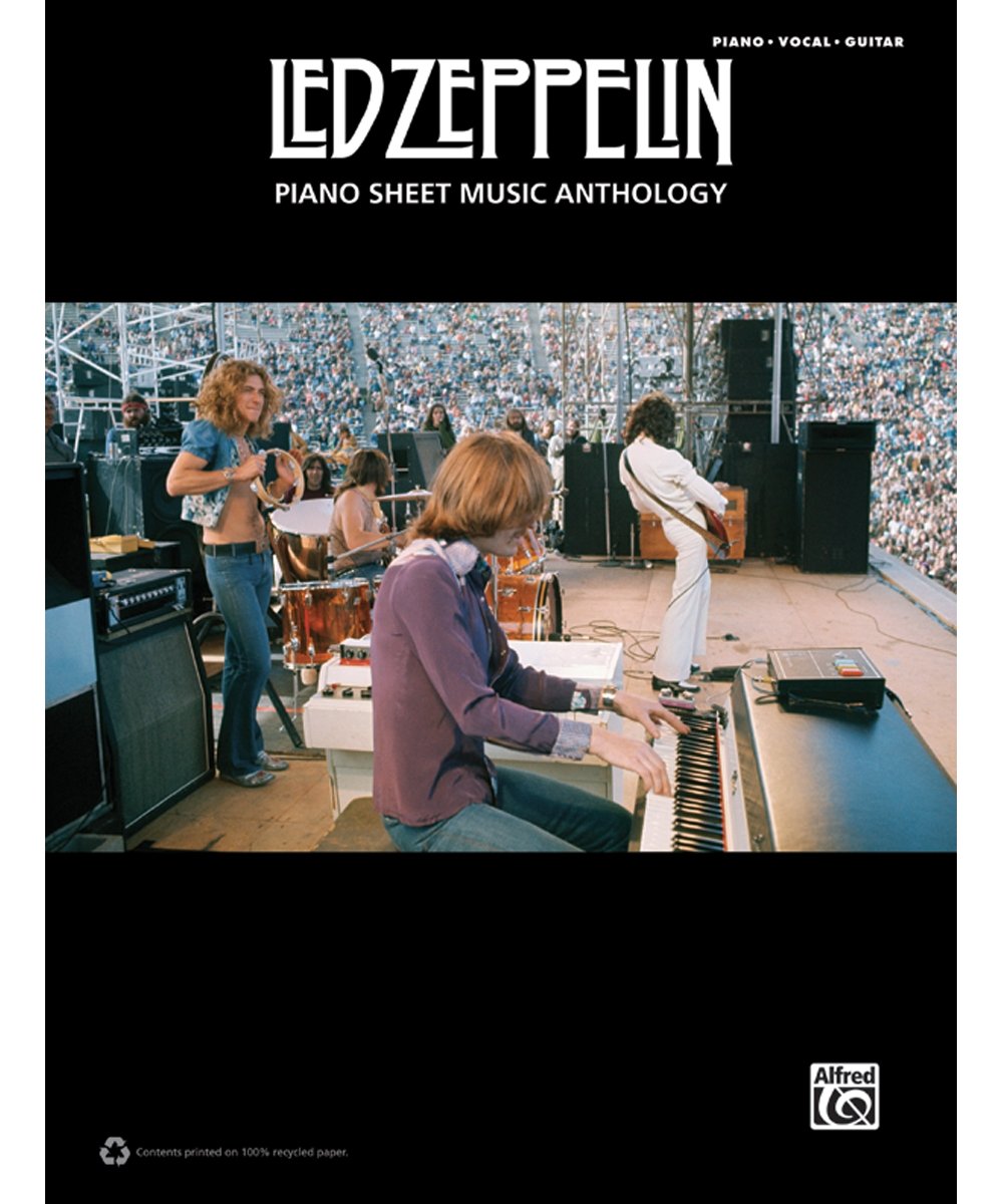 Amazon.com: Alfred Led Zeppelin Piano Sheet Music Anthology PVG Book ...