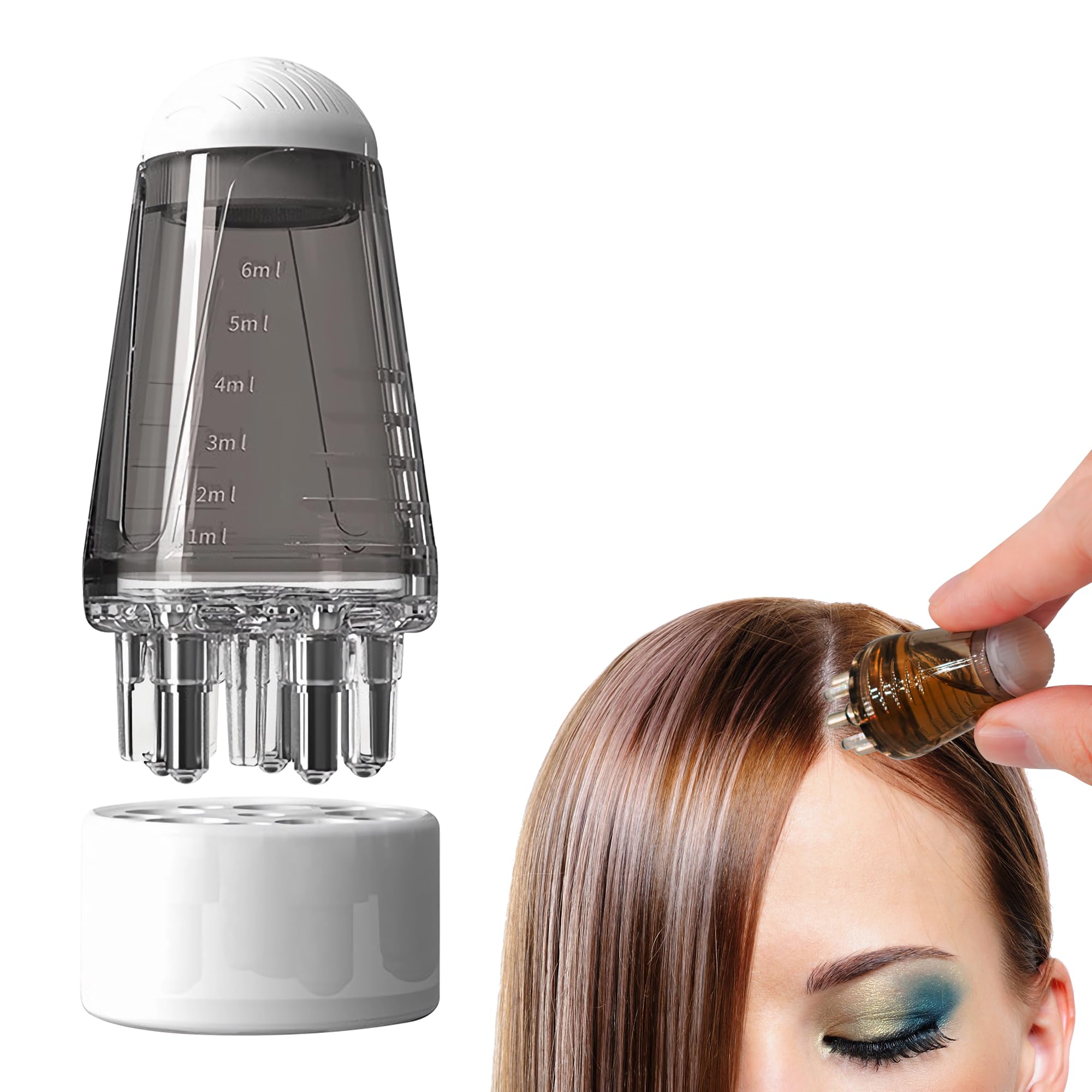 Amazon.com: Hair oil applicator, Scalp Applicator Comb, Ball Root comb ...