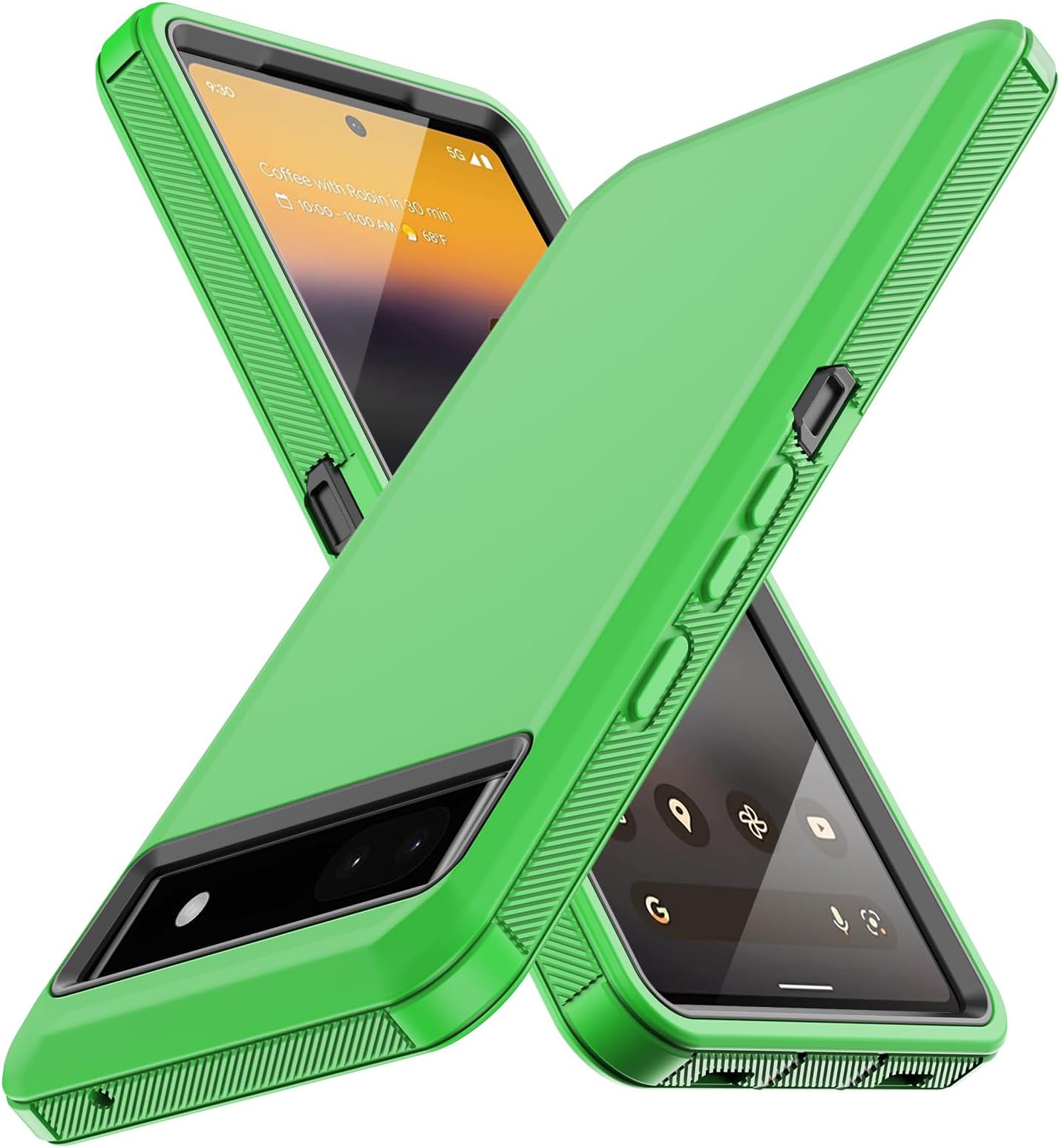 Amazon.com: Aimoll-88 for Google Pixel 6A Case, with Built in Screen ...