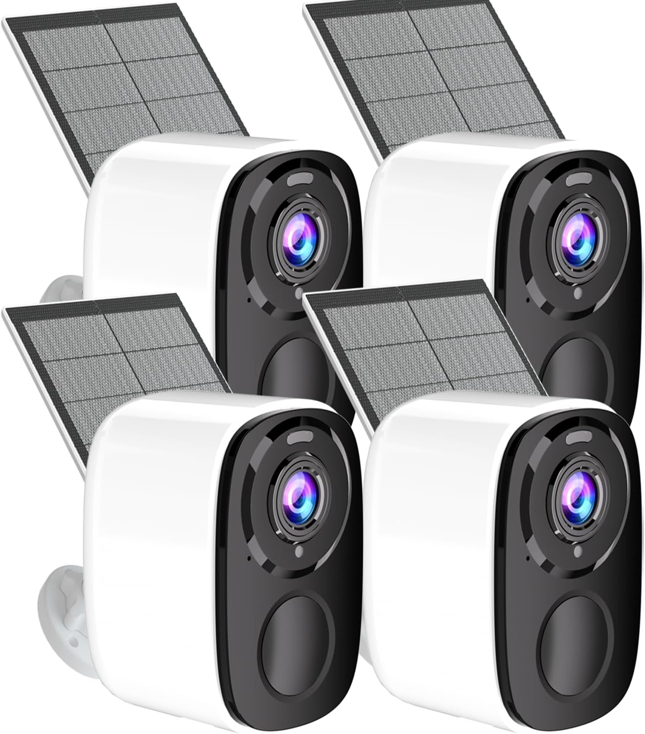 Amazon.com : 5MP Security Cameras Wireless Outdoor with Solar Panel,AI ...
