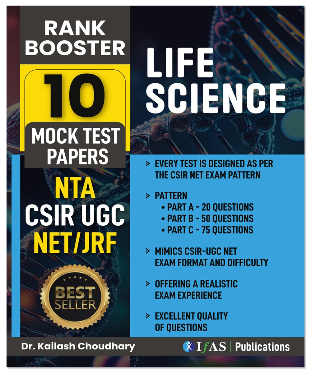 Buy CSIR NET Life Science 2025 Book - Mock Test Papers for Rank Booster ...