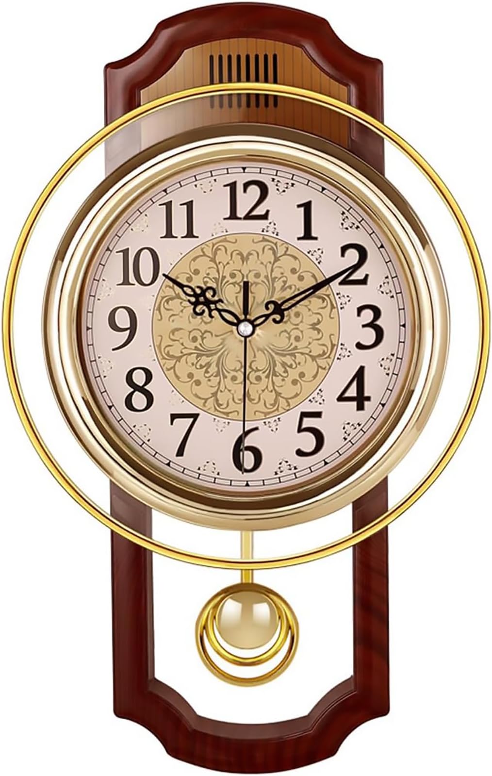 Acctim 28316 Woodstock Wall Clock, Dark wood effect : Amazon.co.uk ...