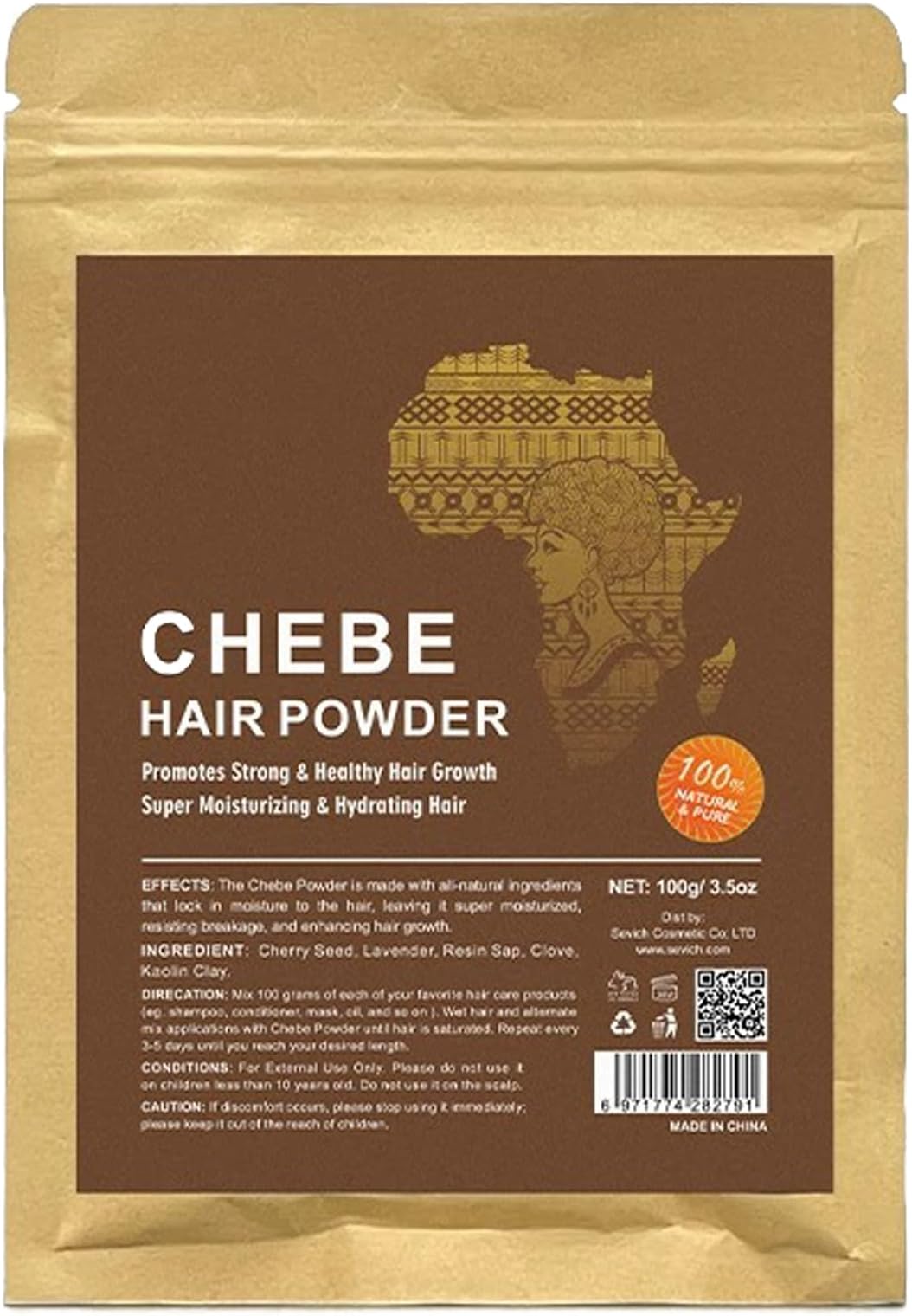 Amazon.com: Uhuru Naturals Chebe Powder (20g) - Dye-Free African Hair ...