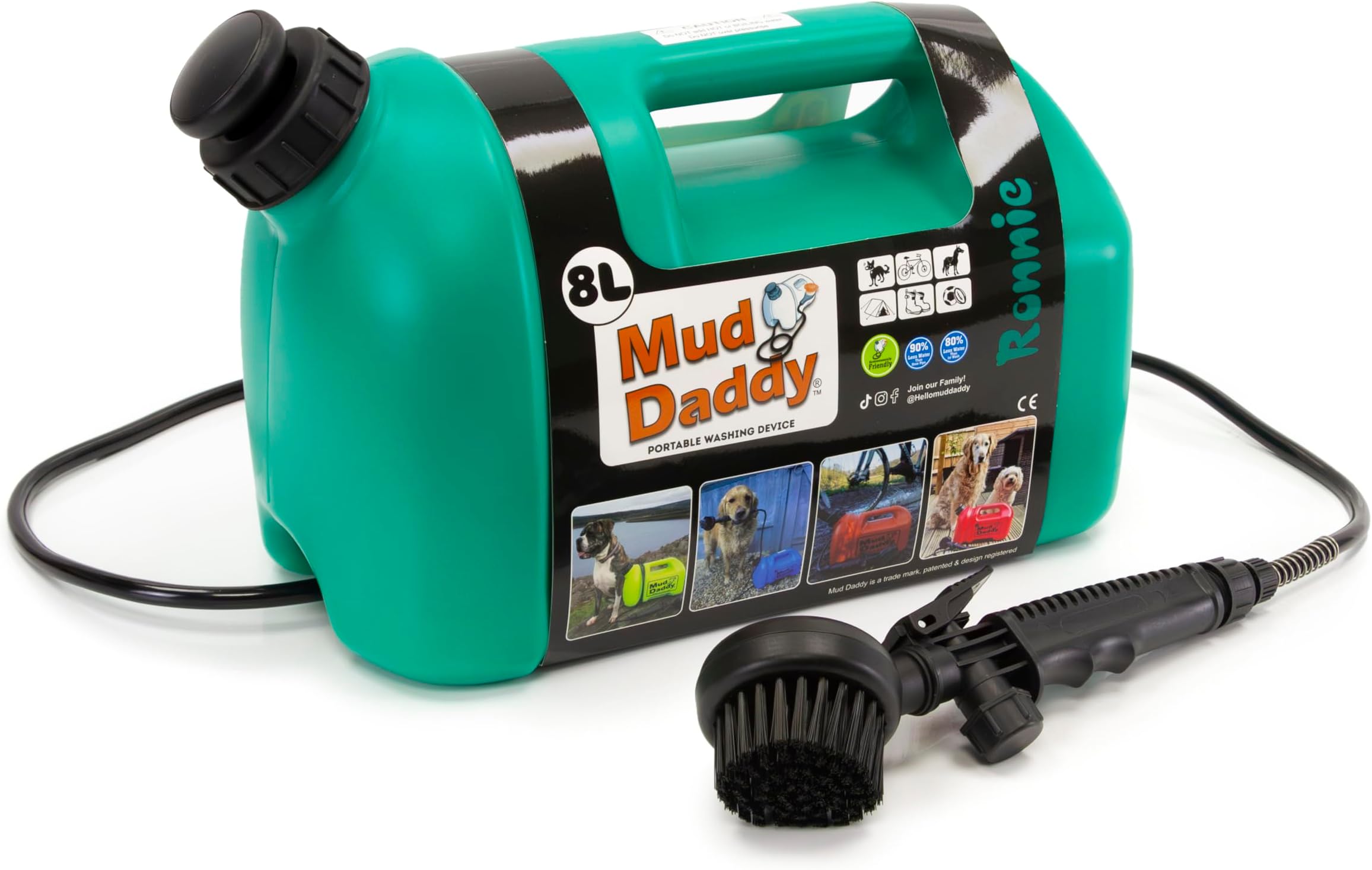 Mud Daddy 8 Litre Portable Pet Washing Device | Muddy Walks | Pet ...