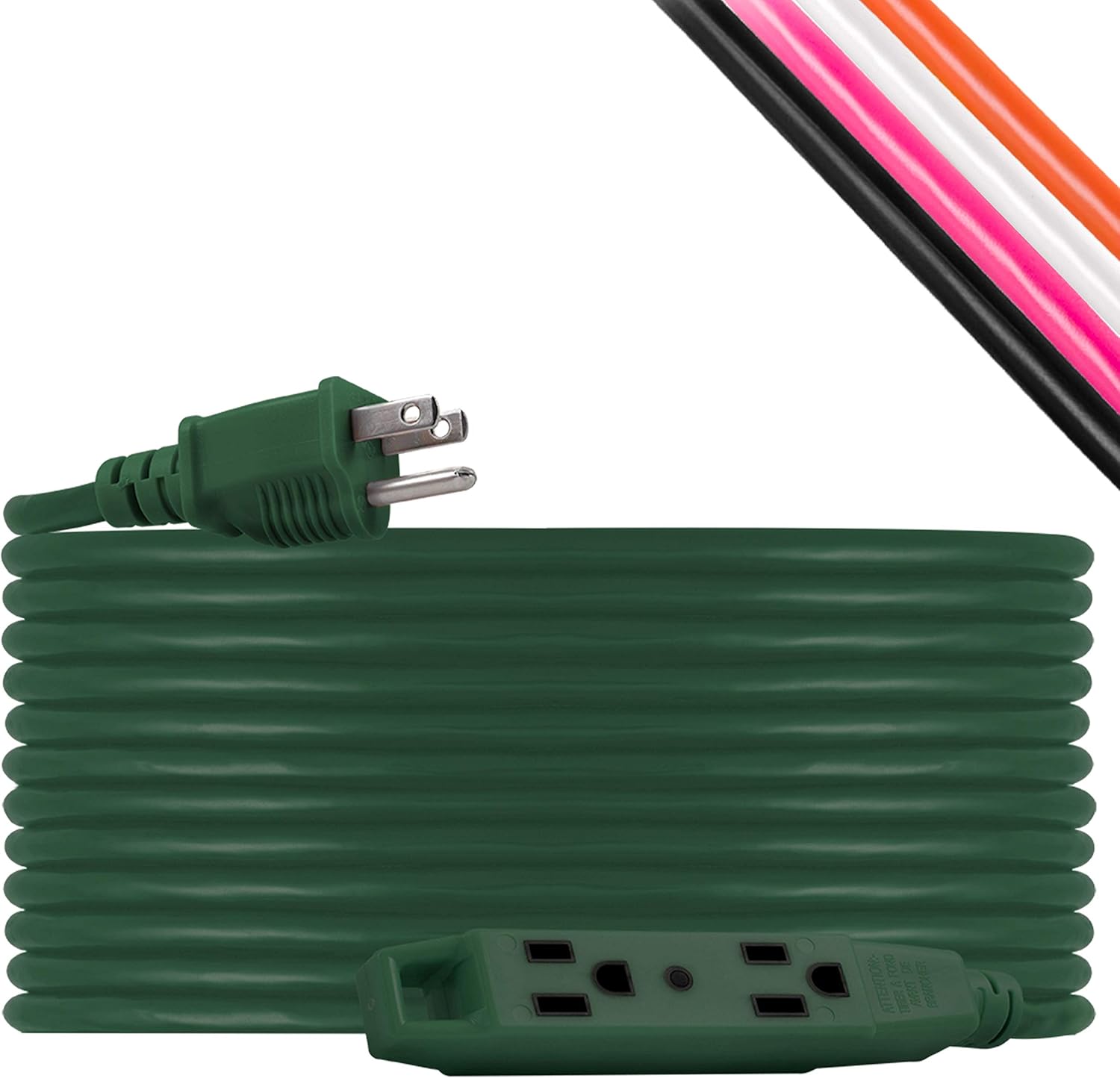 UltraPro 50 Ft Outdoor Extension Cord 3 Outlet Extension Cords Outlet ...