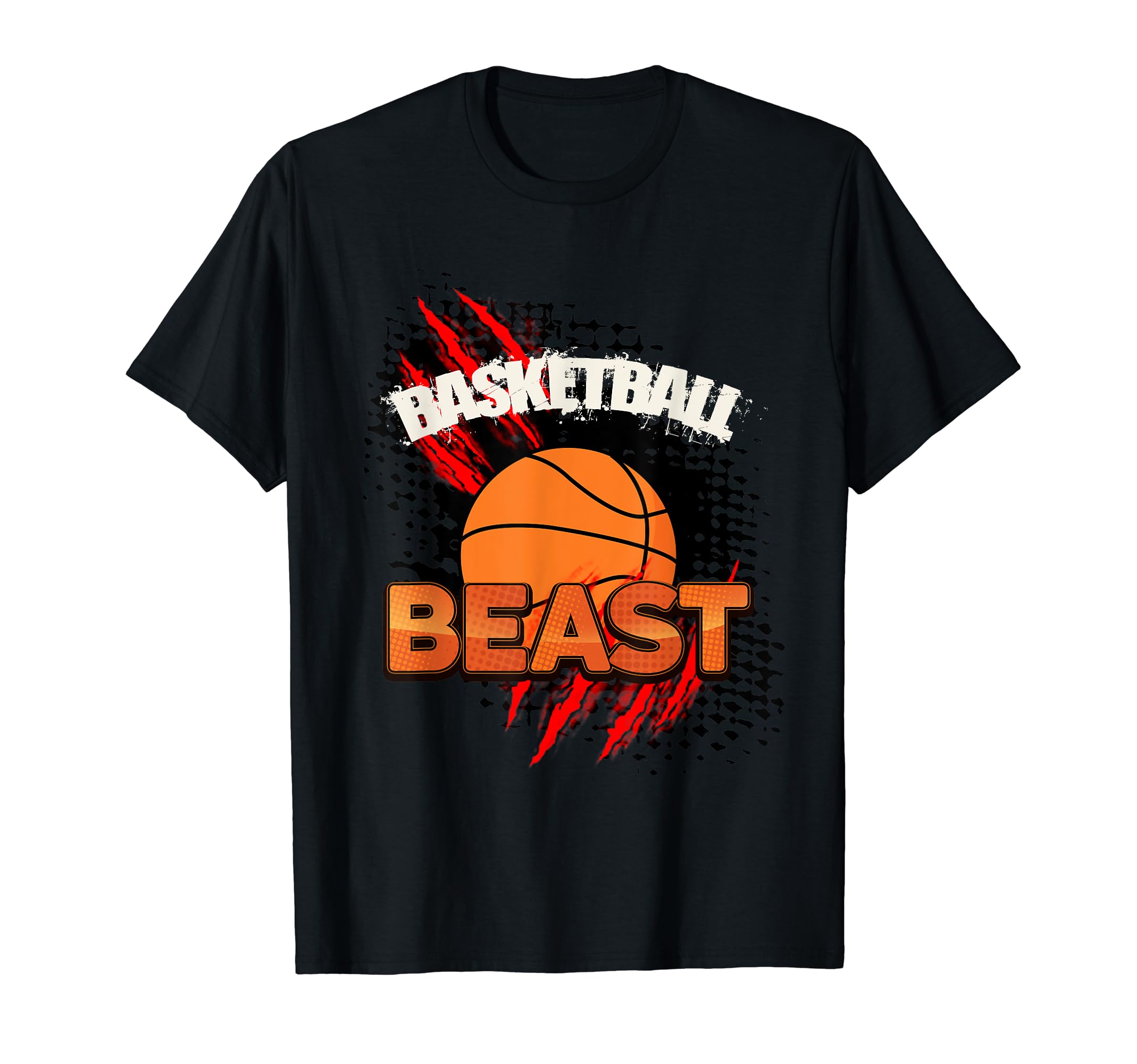 Amazon.com: Basketball Beast Funny Basket ball Player n Fan Gift T ...
