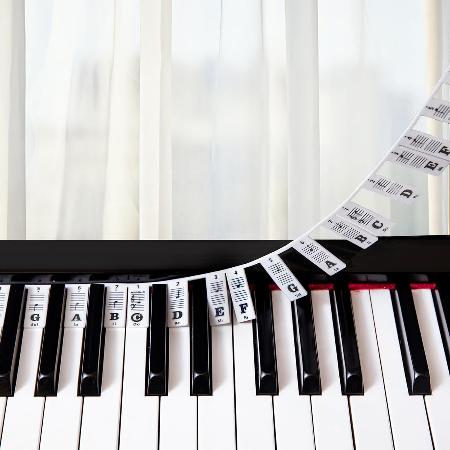 Amazon.com: Piano Notes Guide for Beginner Learning, Removable Piano ...