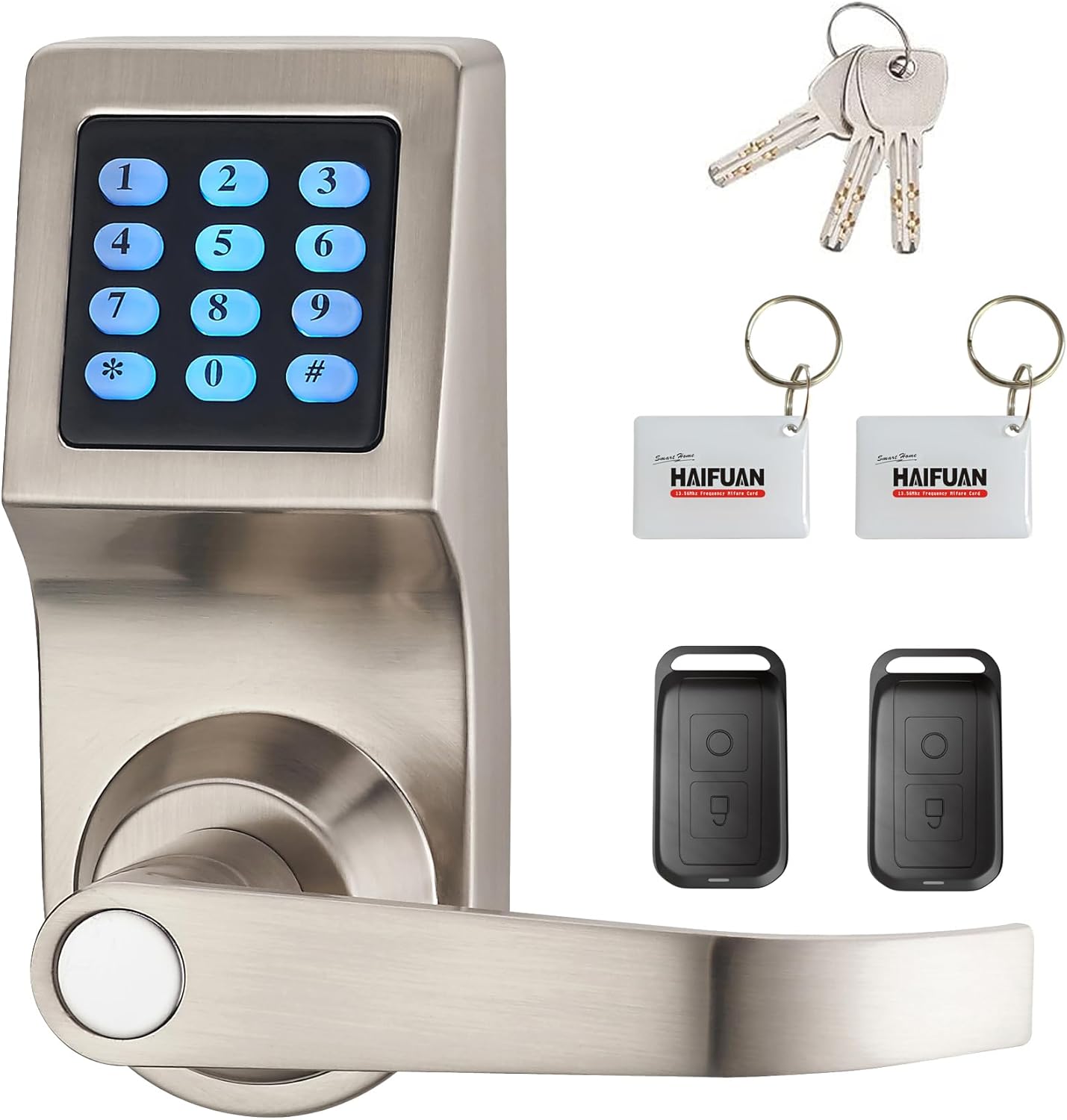 HAIFUAN 6300-R Digital Lock with one Extra Remote Control User Manual