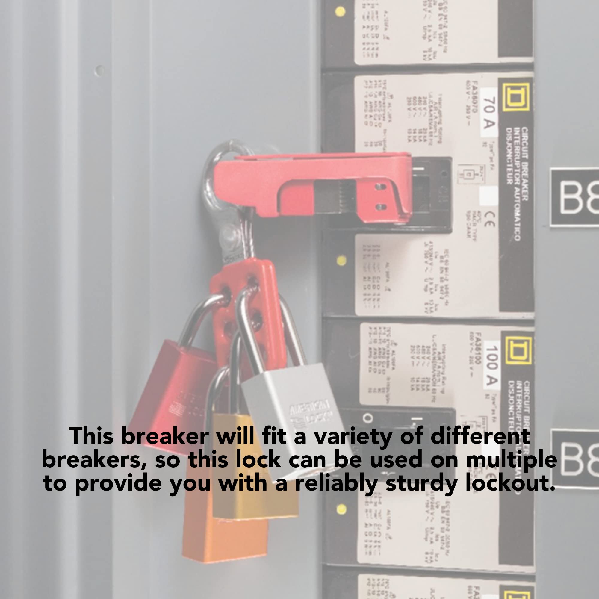 Tamper Proof Electrical Board Locks BearLOTO Circuit Breaker Lockout ...