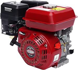 DGSYCC 4-Takt Benzin Motor - 4KW Benzinmotor, 15 PS Standmotor Kartmotor, 208CC, 3600U ...