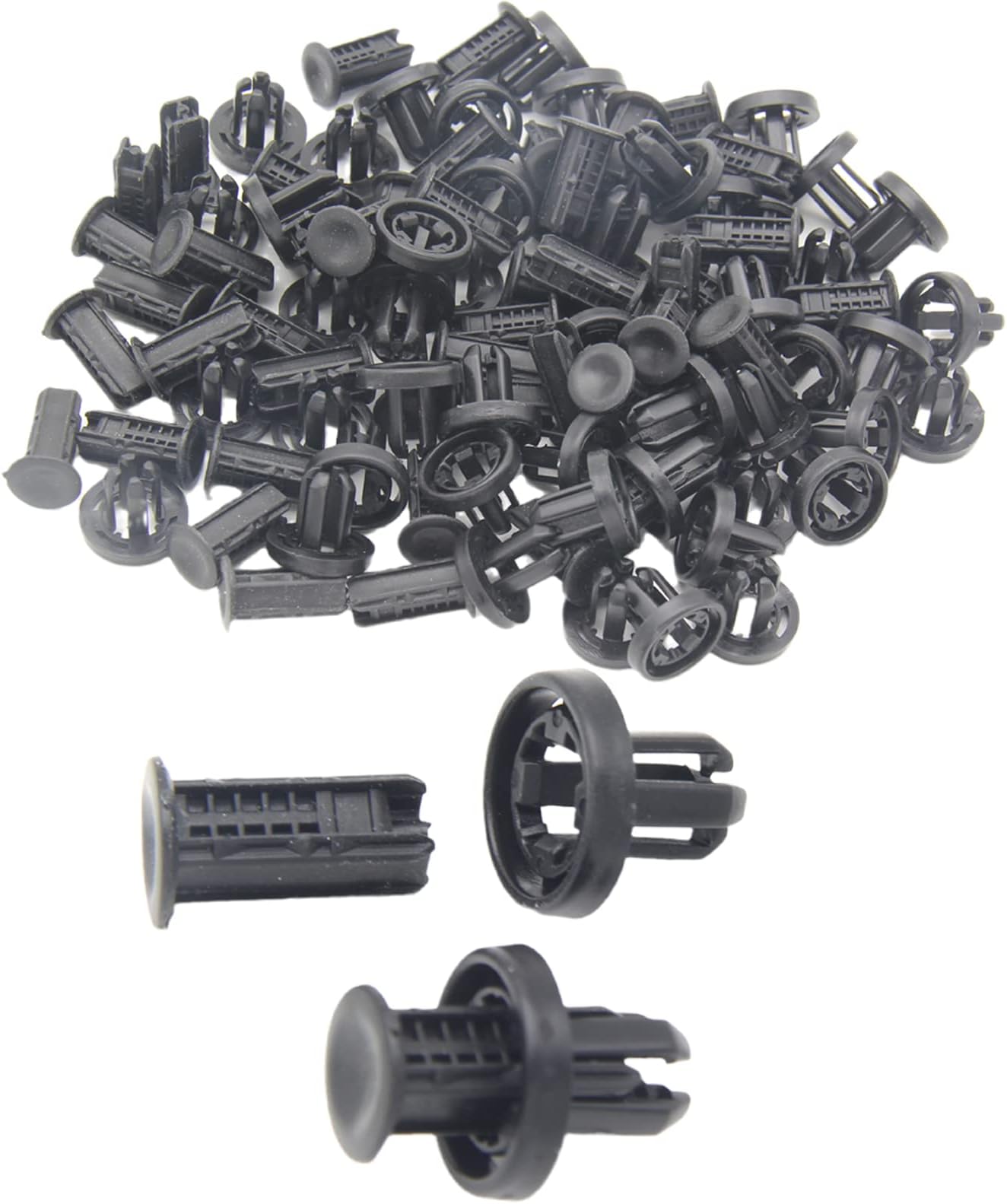 Amazon.com: Carbbia 50pcs Front Rear Bumper Cover Wheel Fender Liner Grille Splash Guard Under ...