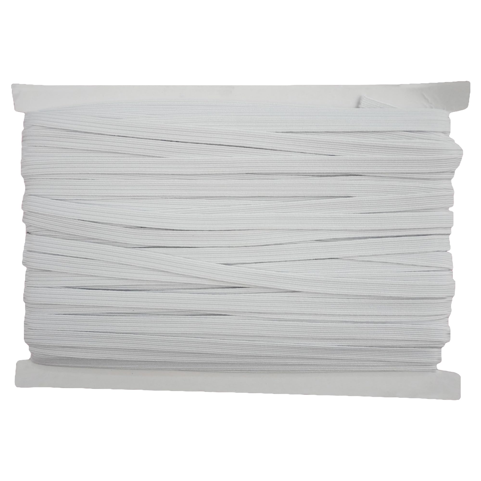 WedDecor White 9mm Flat Elastic Band for Sewing & Craft, 10 Metre Long ...