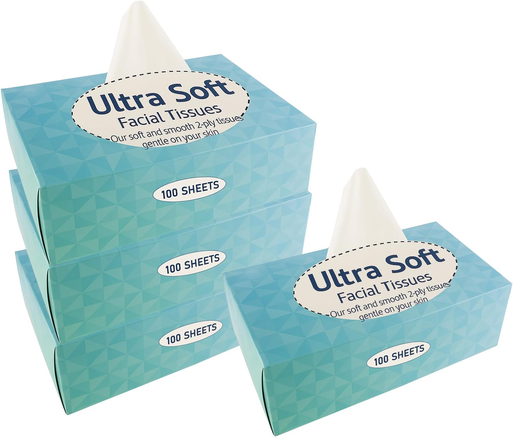 Kleenex Extra Large Facial Tissue for Men 2ply 90 Sheets, Pack of 6 ...