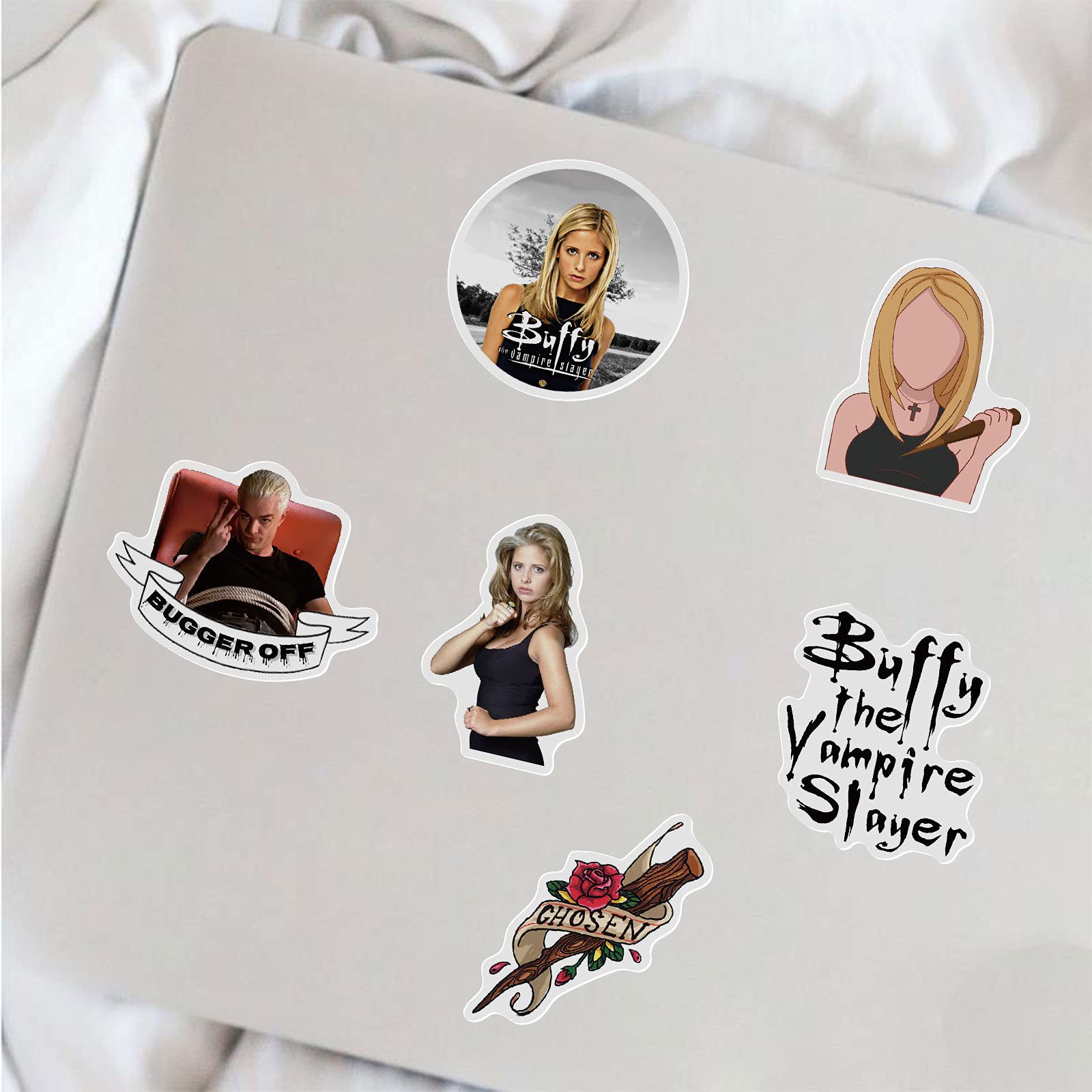50pcs Buffy The Vampire Slayer Stickers, Horror TV Show Stickers for ...