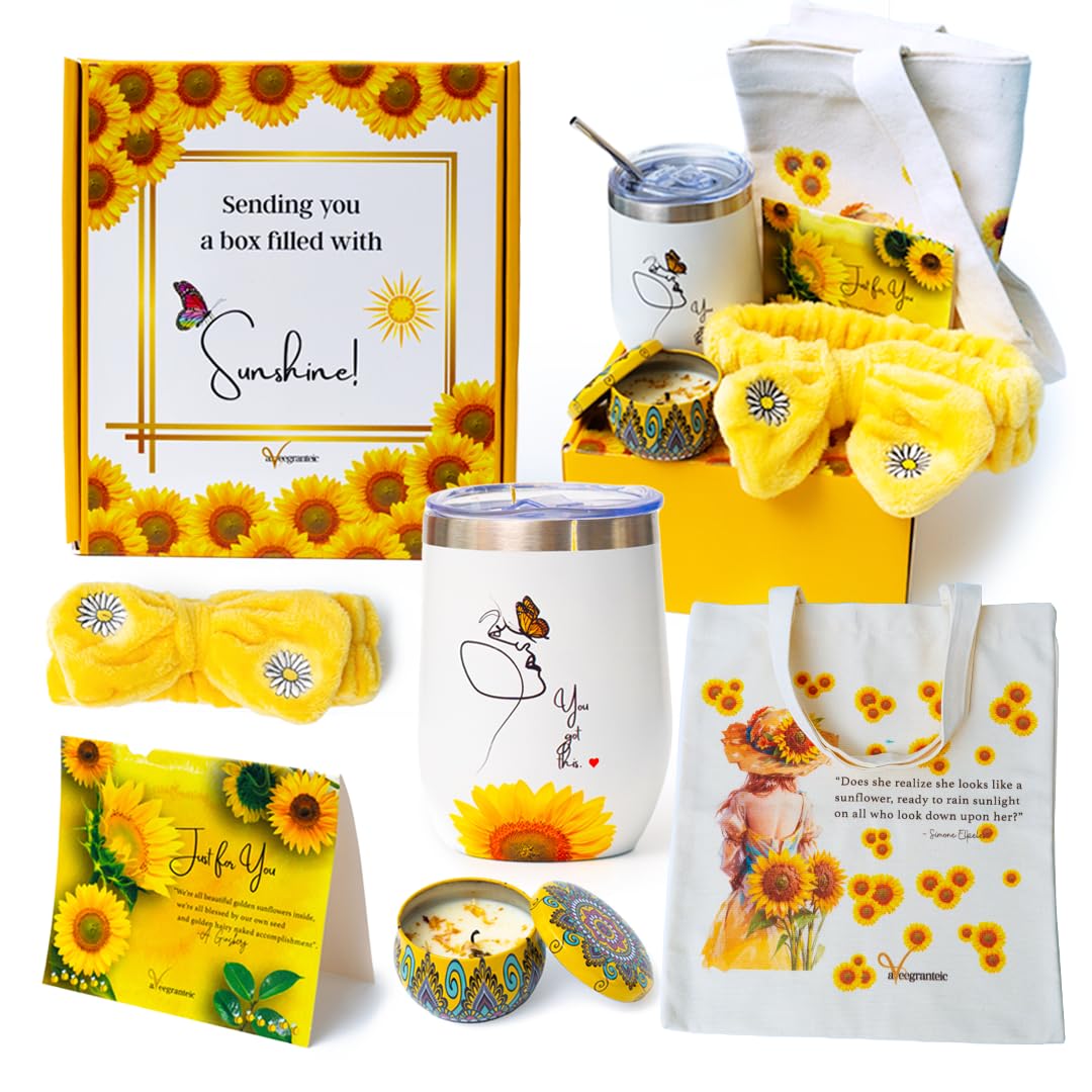 Amazon.com: Aveegranteic Get Well Gifts for Women|Sunflower Gifts for ...