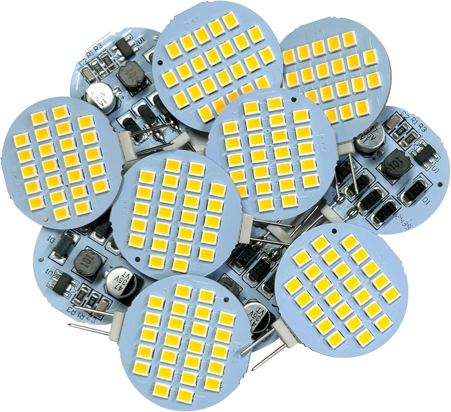Amazon.com: GRV G4 24-2835 SMD Interior LED Light Bulbs for RV,AC/DC12V ...