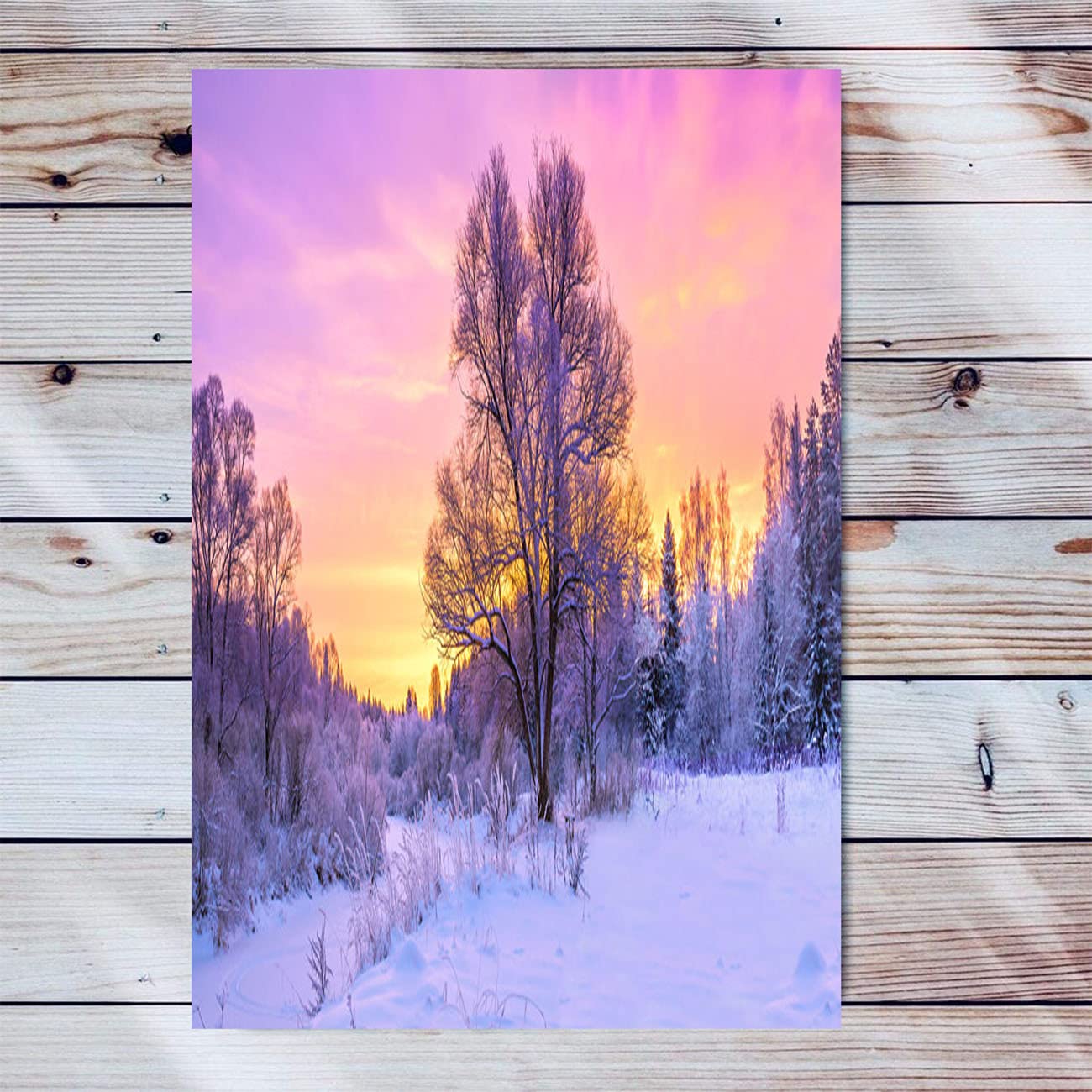 Easy Winter Landscape Paintings