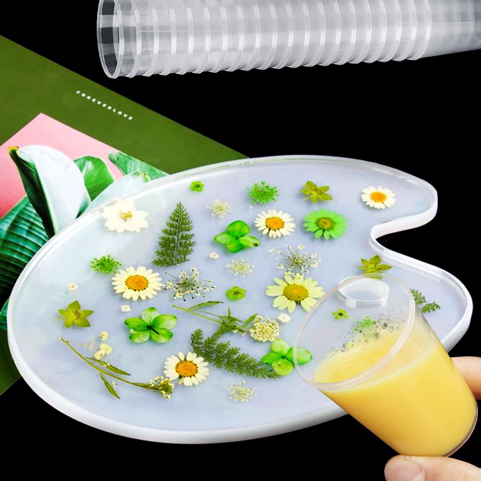 Snapklik.com : 100Pcs 50ML Plastic Graduated Measuring Beaker Set ...