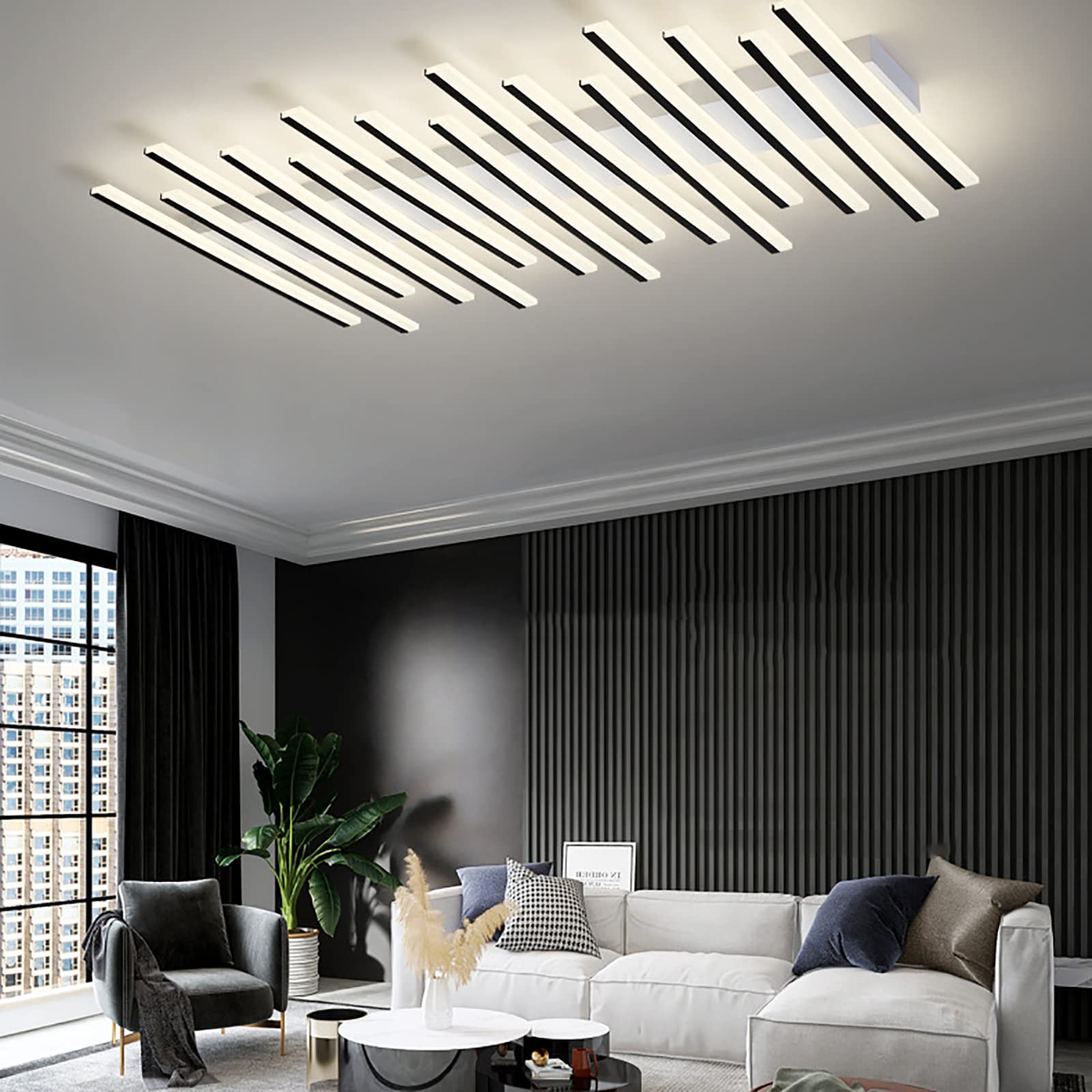 Linear Recessed Ceiling Light Linkable LED Linear Light Fixture