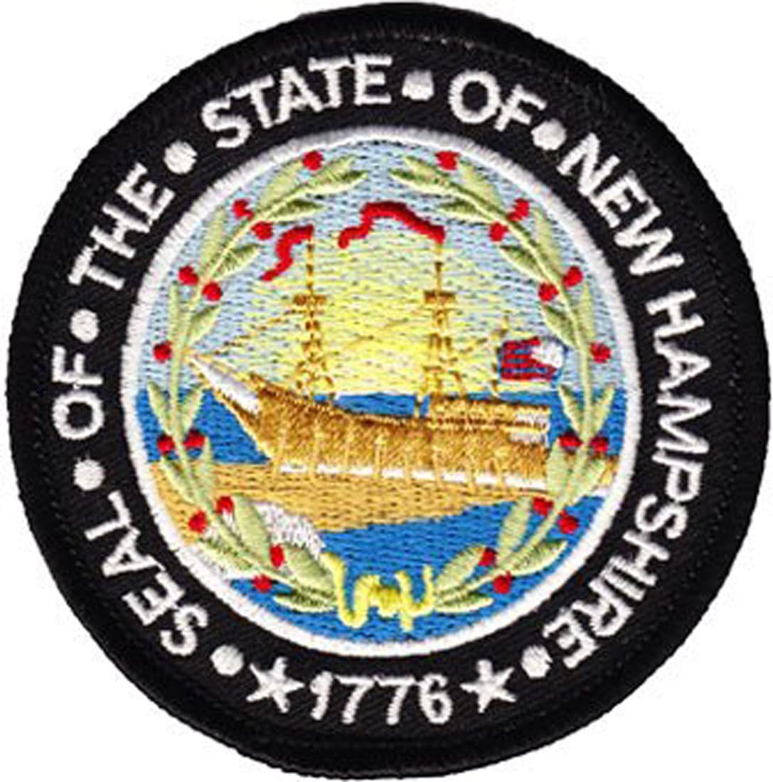 Amazon.com: New Hampshire - 3 in Round State Seal Patch : Sports & Outdoors