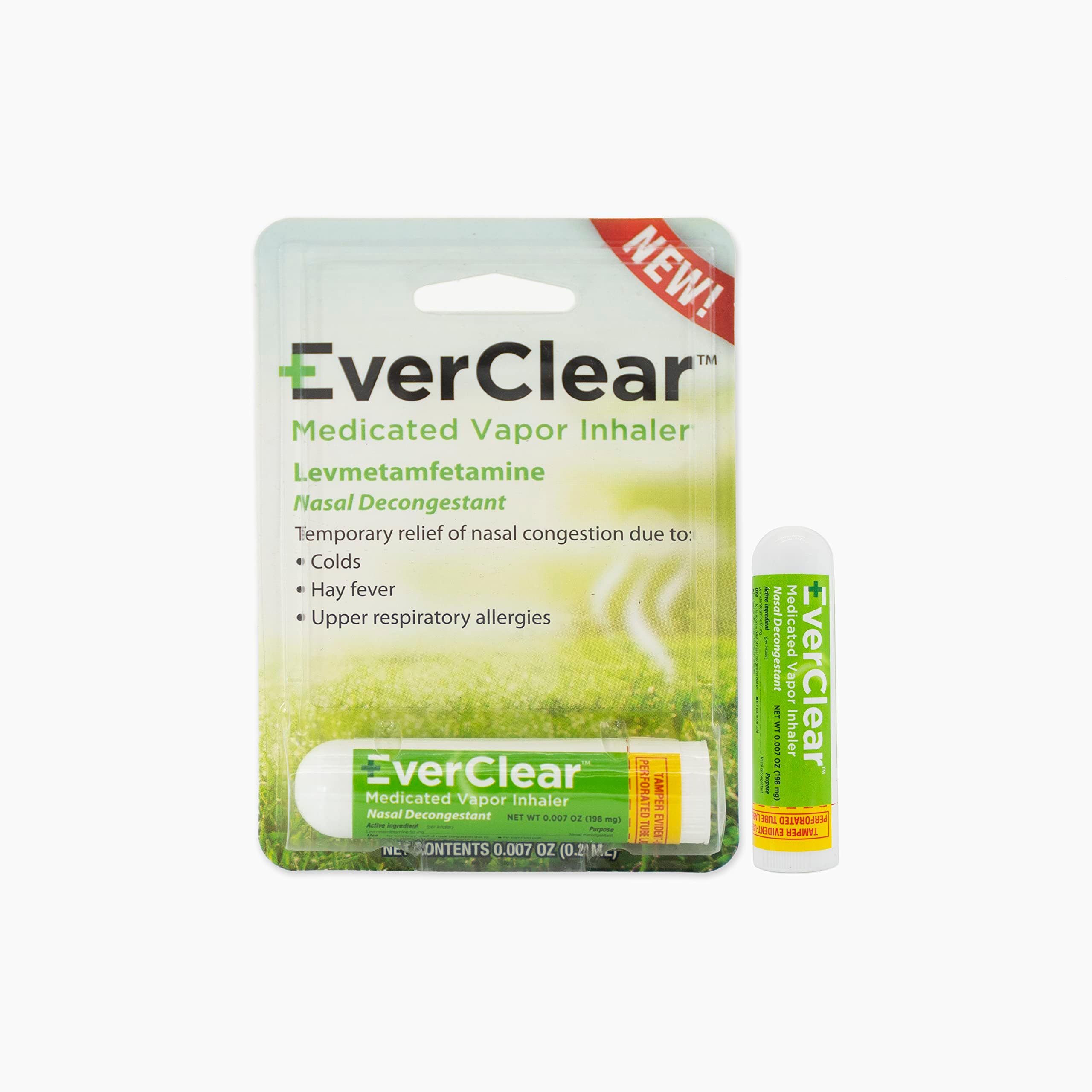 Amazon.com: EverClear Medicated Vapor Inhaler, Nasal Decongestant for ...
