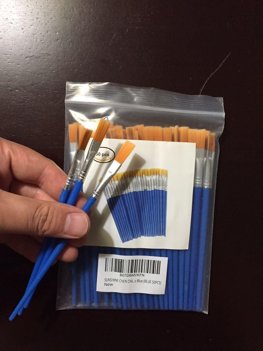 Amazon.com: SUNKISTY Children's Art Paintbrushes, Little Painting ...