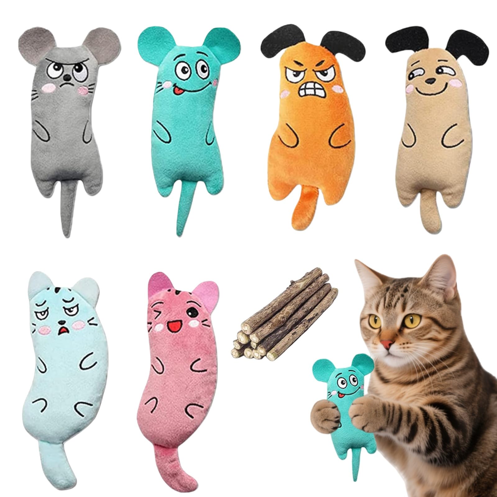 Giochi Interattivi Per Gatti Bastoncini Da Asticare Per Gatti,Gatto ...