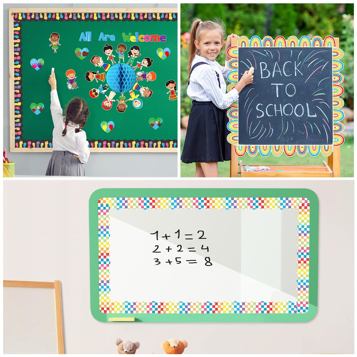 Snapklik.com : 84Pcs Diversity Equality Bulletin Board Borders All Are ...