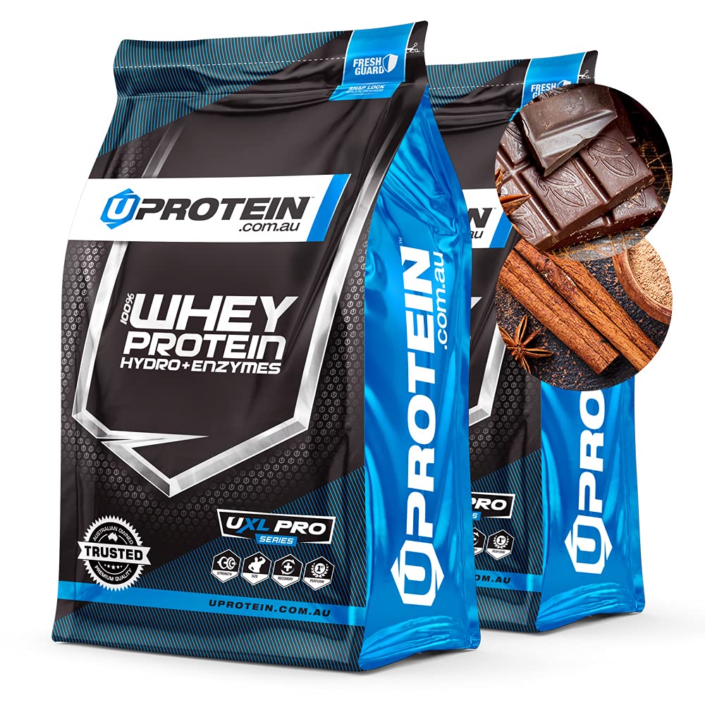 Protein Powder | 4kg Uprotein 100% Whey Protein Hydro Plus Enzymes ...