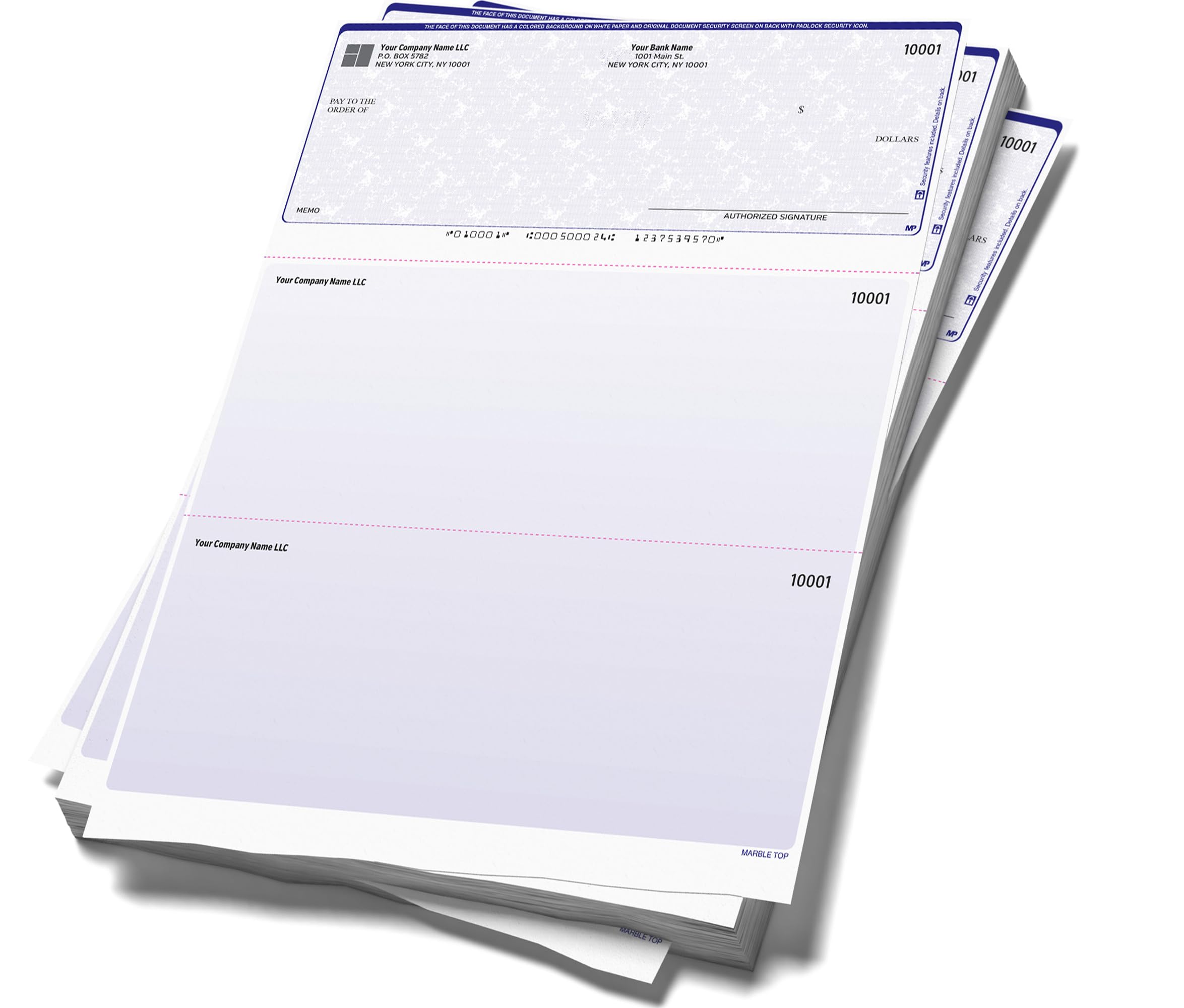 Amazon.com : Computer Checks Compatible W/QB Check On Top [2500 Sheets ...