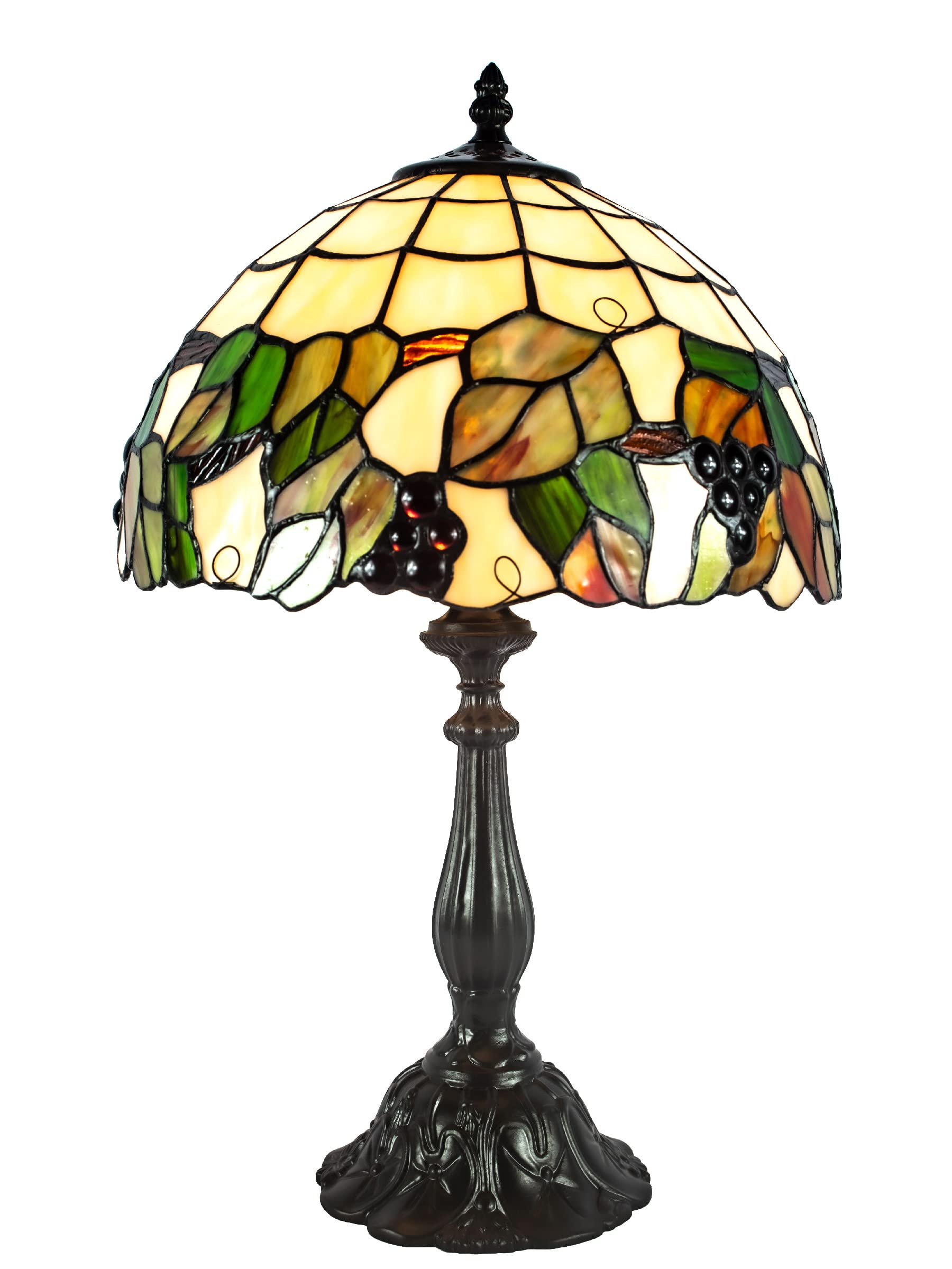 Dale Tiffany Traditional Tiffany Style Table Lamp 19" Tall Alcira Jewel ...