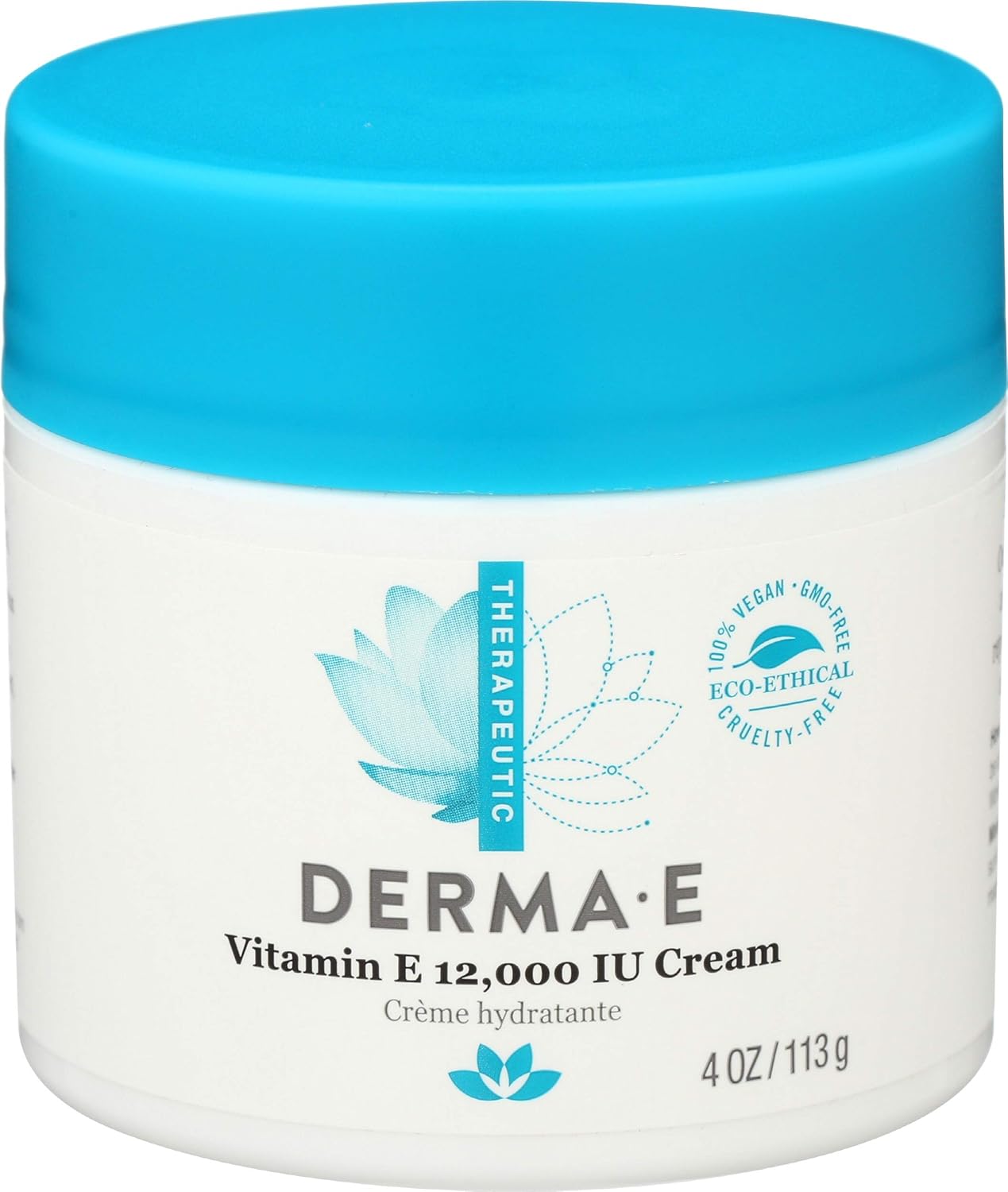 Amazon.com : Derma E, Creme Vitamin E 12 000iu, 4 Ounce : Health ...