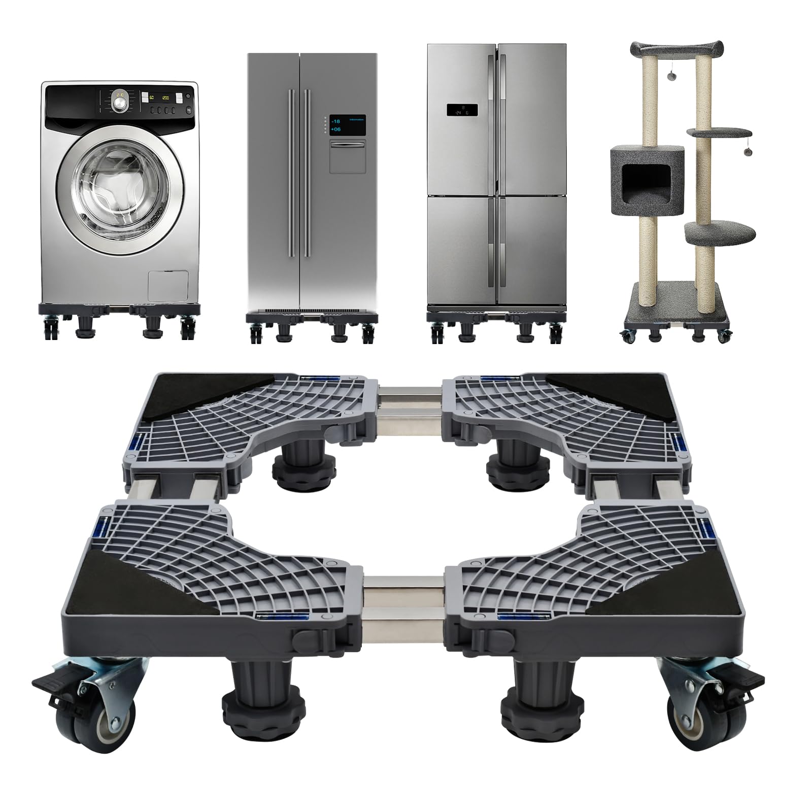 Snapklik.com : WBJKZJD Updated Fridge Stand Mobile Base