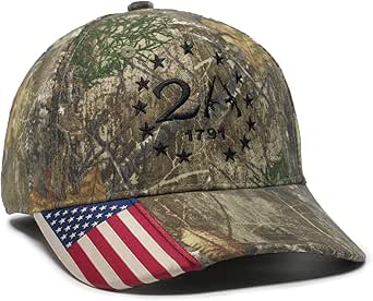 Military Imagine 2nd Amendment 2A 13 Stars Cap Hat American Flag Rifle ...