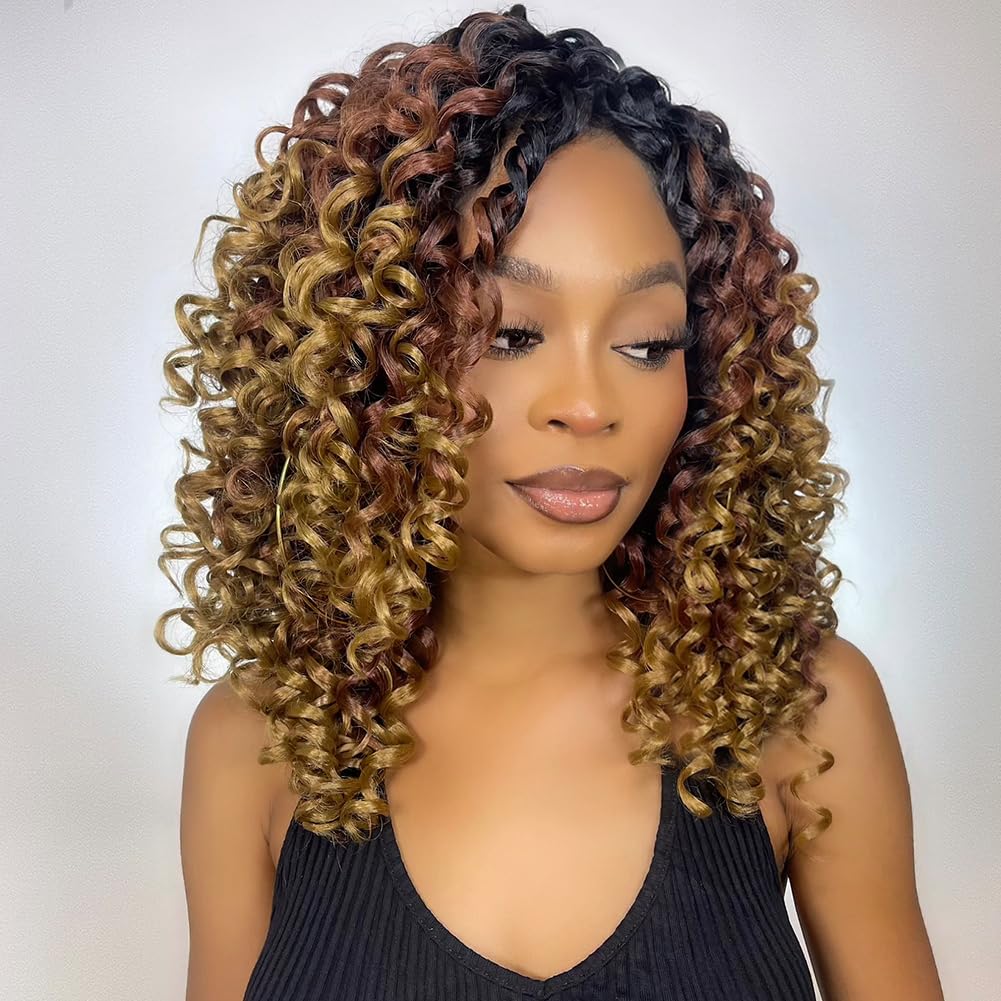 Amazon.com : GoGo Curl Crochet Hair for Women 12 Inch Curly Crochet ...