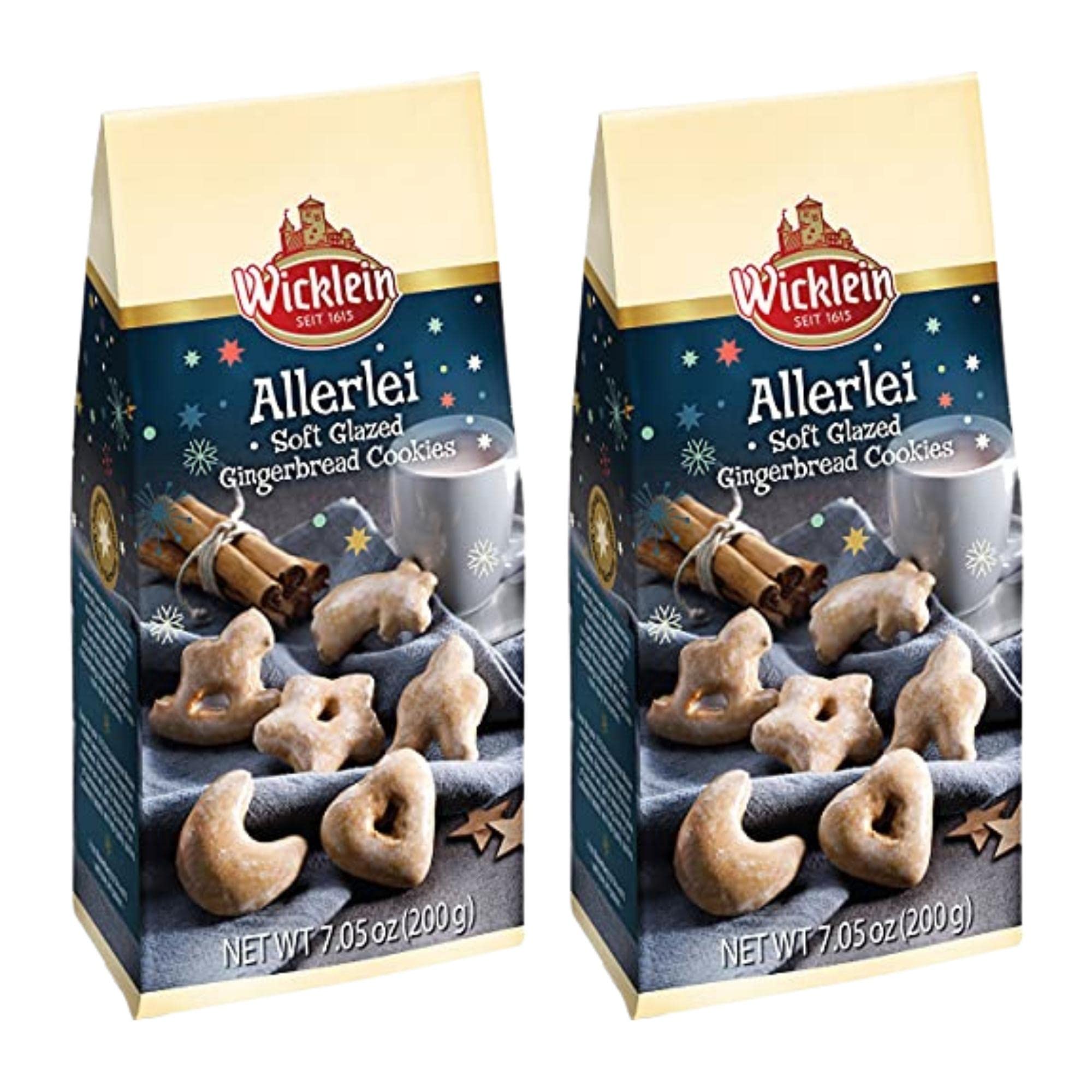 Amazon.com : Wicklein Allerlei Soft Glazed Gingerbread Cookie Bag, 7.05 ...