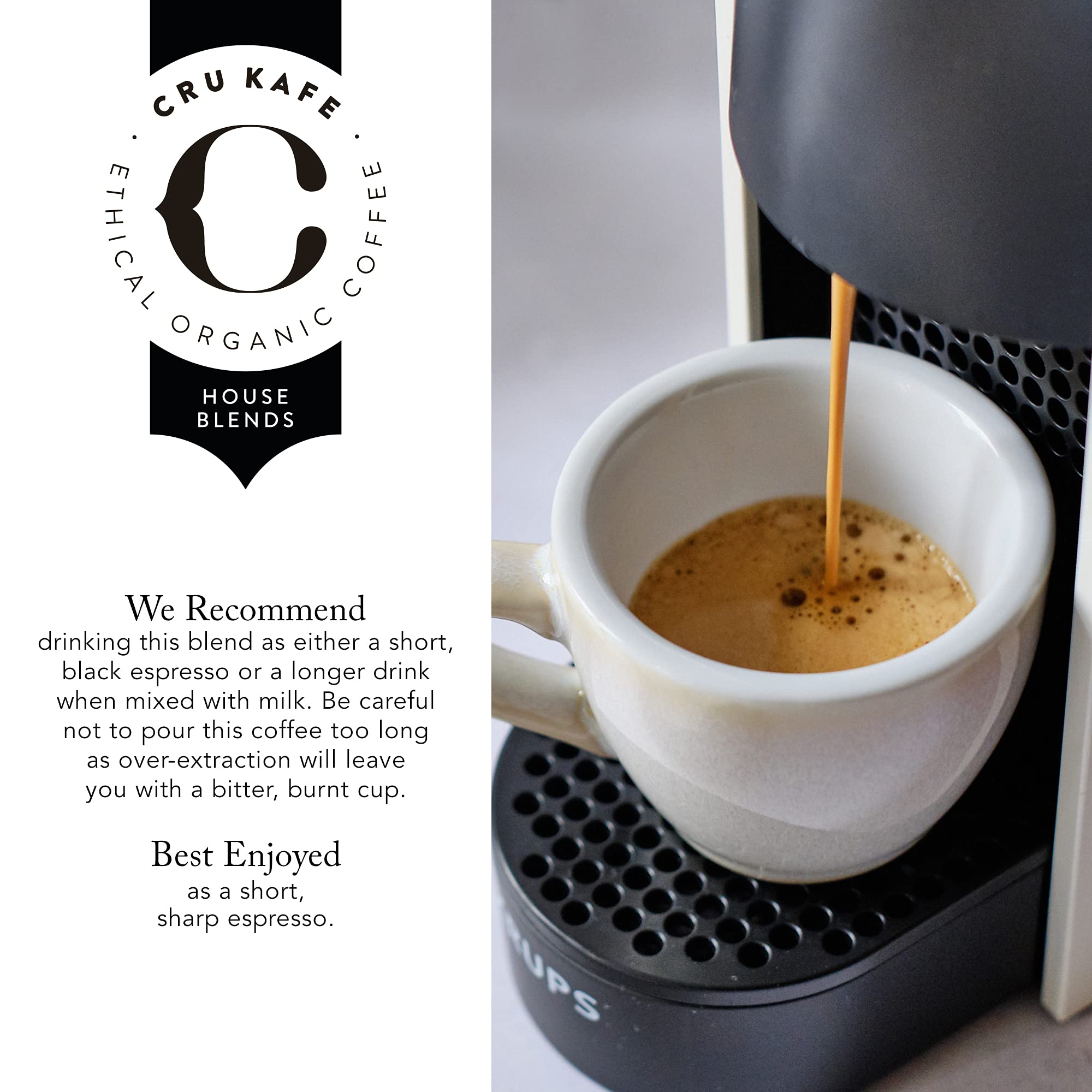 Buy CRU Kafe Organic Nespresso Compatible Coffee Pods | Intense Roast ...