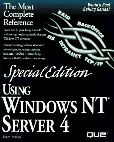 Using Windows Nt Server 4: Jennings Roger: 9780789702517: Amazon.com: Books