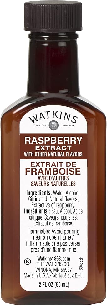 Watkins Raspberry Extract with Other Natural Flavors, Non-GMO, Kosher ...