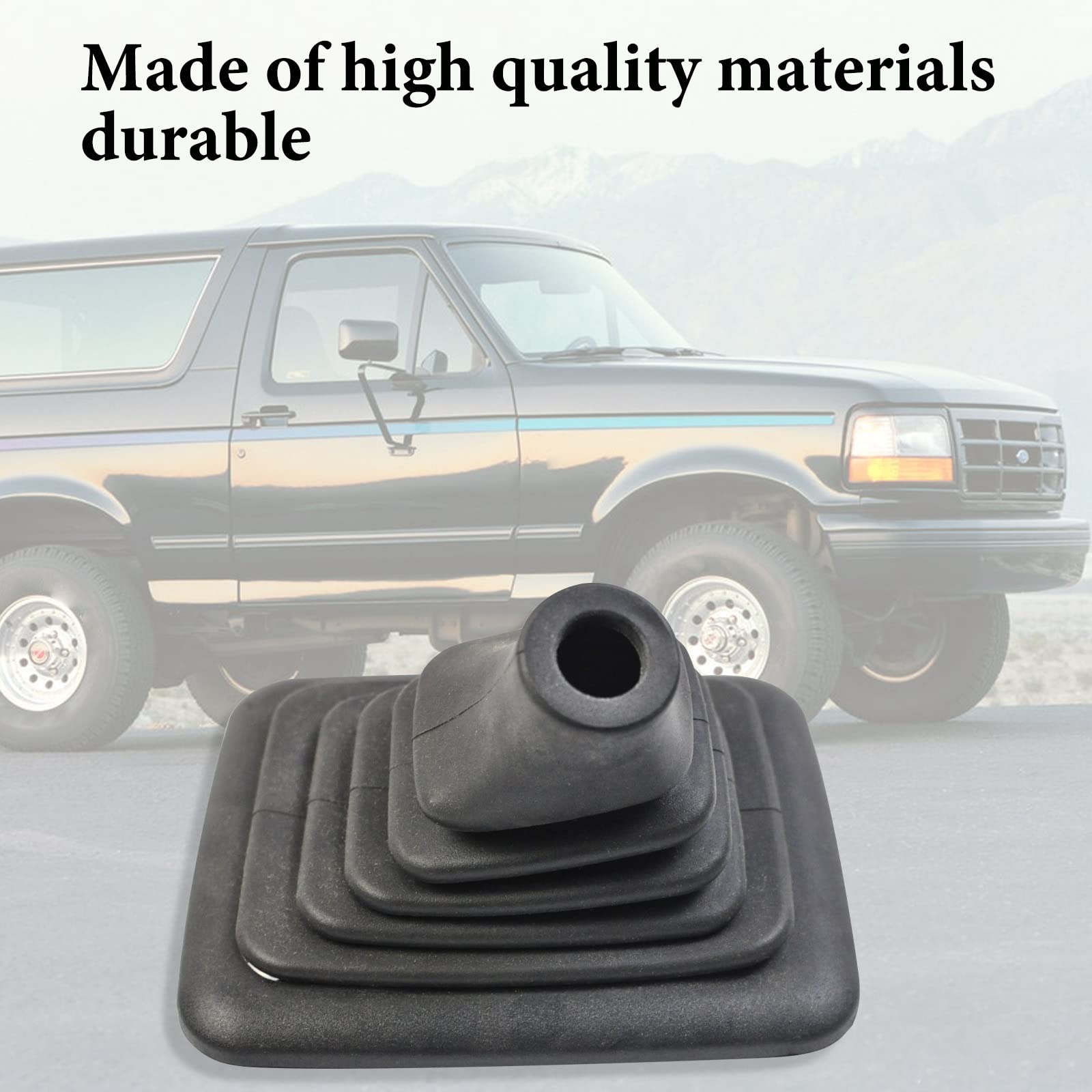 BACKVOLT Manual Transmission Shifter Boot with Mounting Bracket for ...