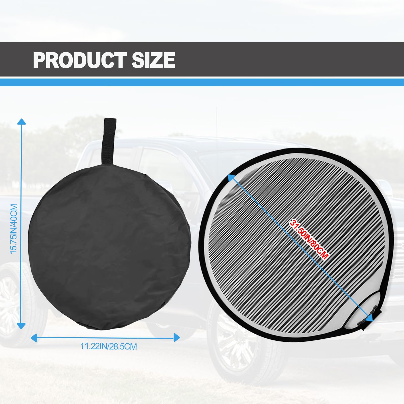 Snapklik.com : Car Dent Detection Board - Circular Striped Flexible ...